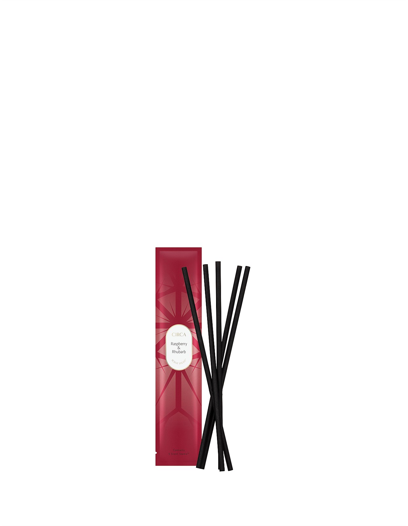 Circa Raspberry & Rhubarb Scent Stems Refill -5 Pack | David Jones