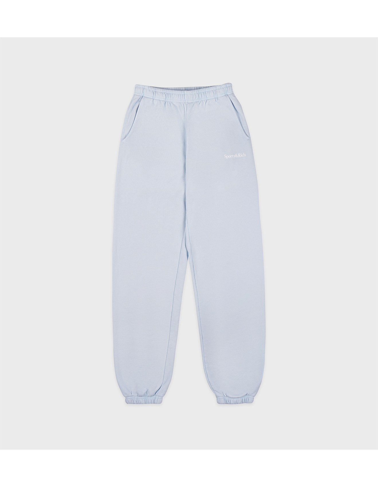 Sporty & Rich Serif Logo Sweatpants | David Jones