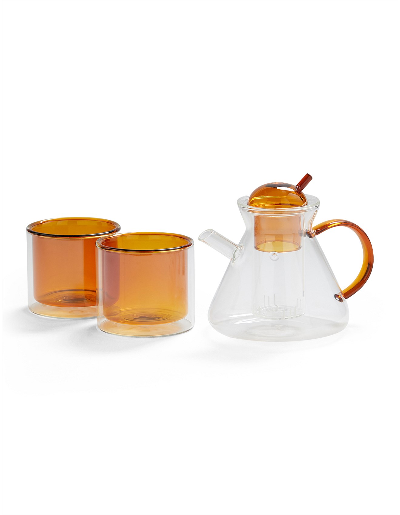 Fine-day Skye -Glass Tea Set | David Jones