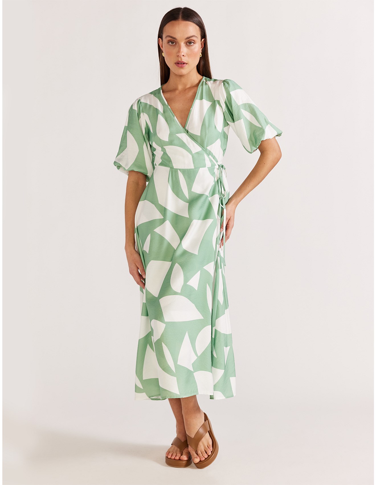 Staple the Label Lara Wrap Midi Dress | David Jones