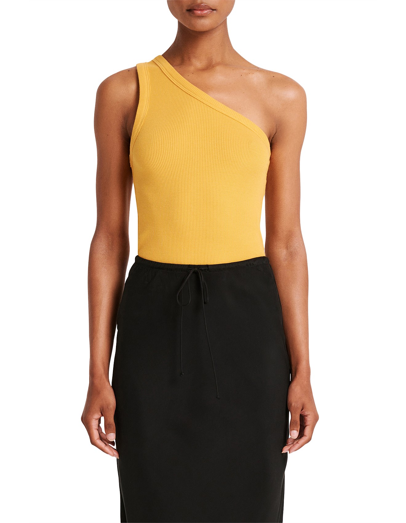 Nude Lucy Cecil One Shoulder Tank | David Jones