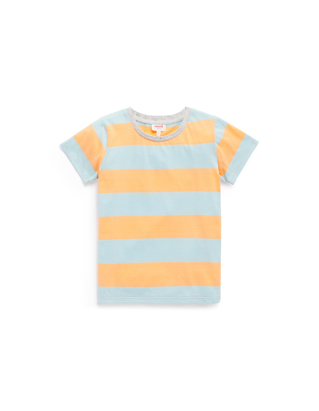 Seed Heritage Block Stripe Tee | David Jones