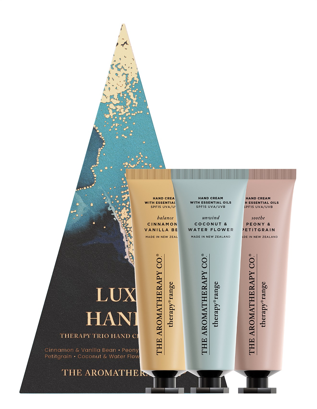 The Aromatherapy Co. Therapy Luxe Hands Trio Hand Cream Gift Set ...