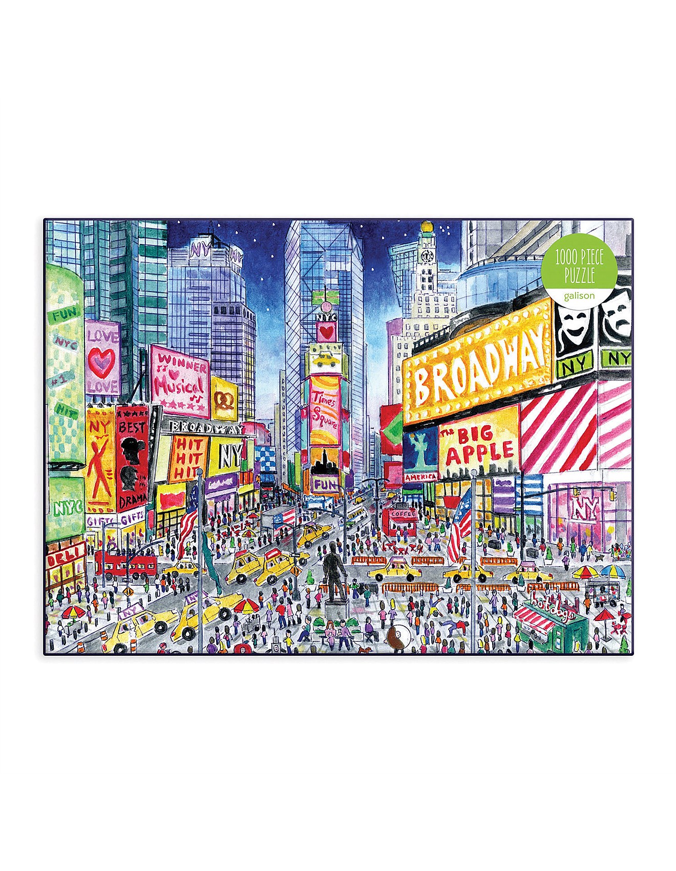 Galison Michael Storrings Times Square Puzzle 1000 Piece | David Jones