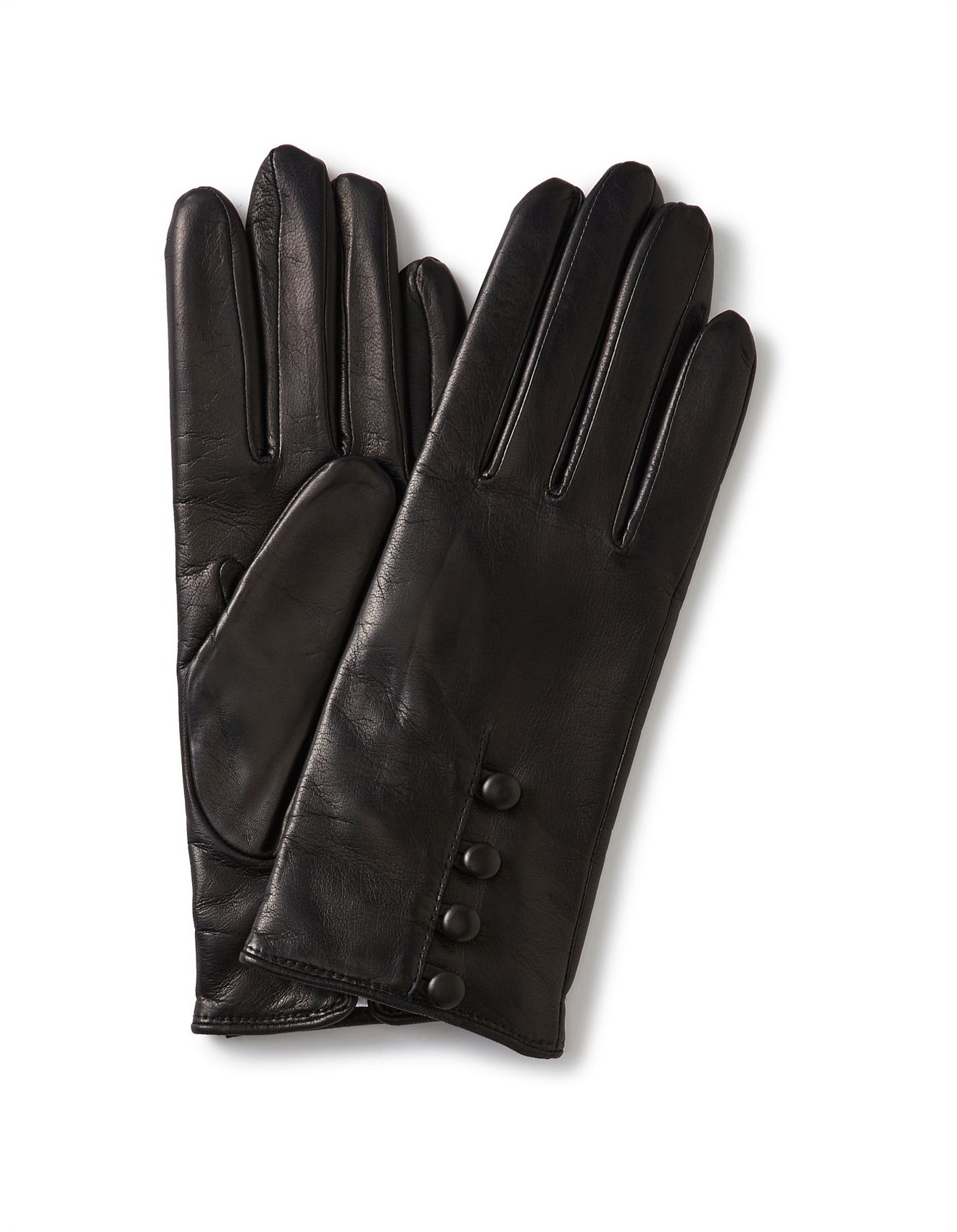Milana 4 Button Cuff Leather Glove | David Jones