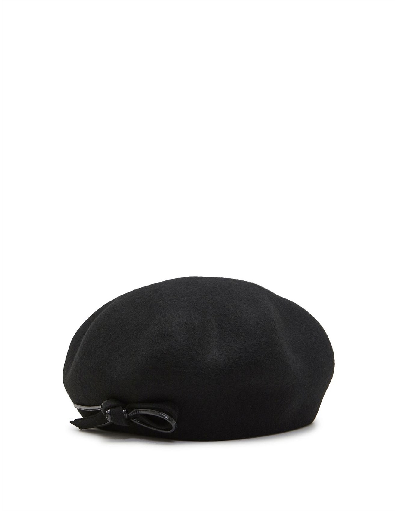 Milana Shaped Beret With Self Loop Trim | David Jones