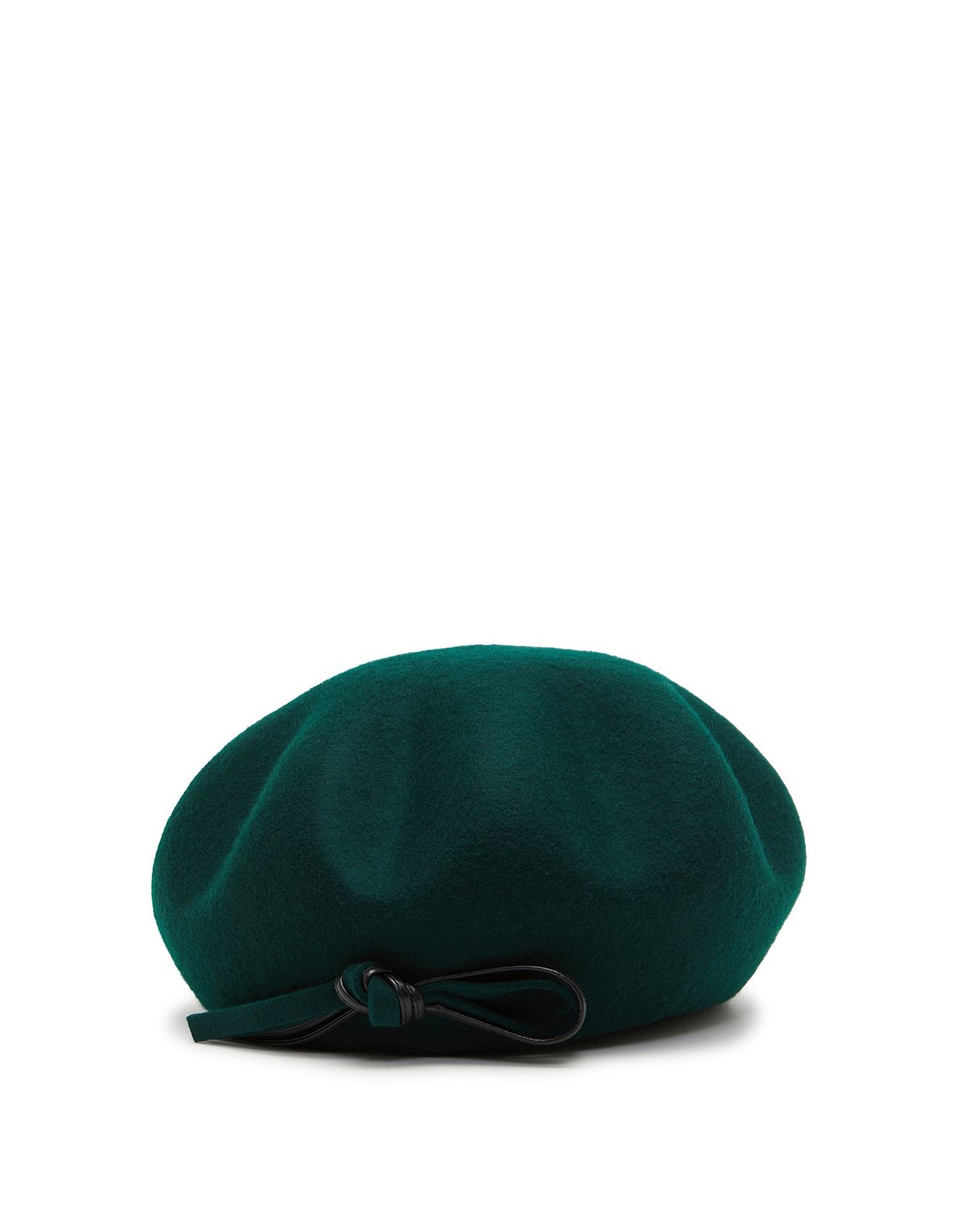 Milana Shaped Beret With Self Loop Trim | David Jones