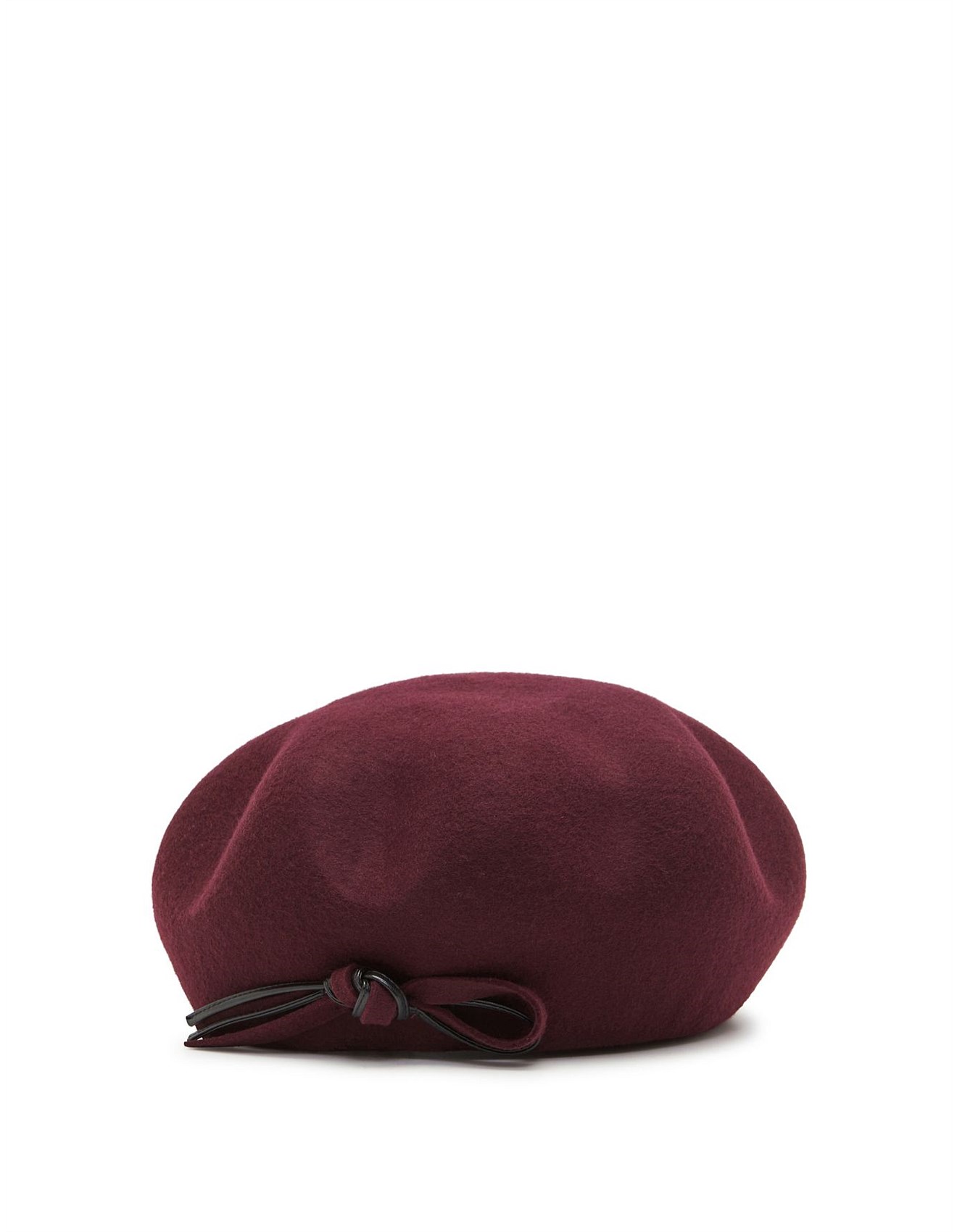 Milana Shaped Beret With Self Loop Trim | David Jones
