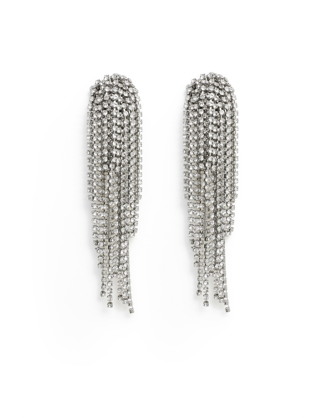 Seed Heritage Crystal Waterfall Earring | David Jones