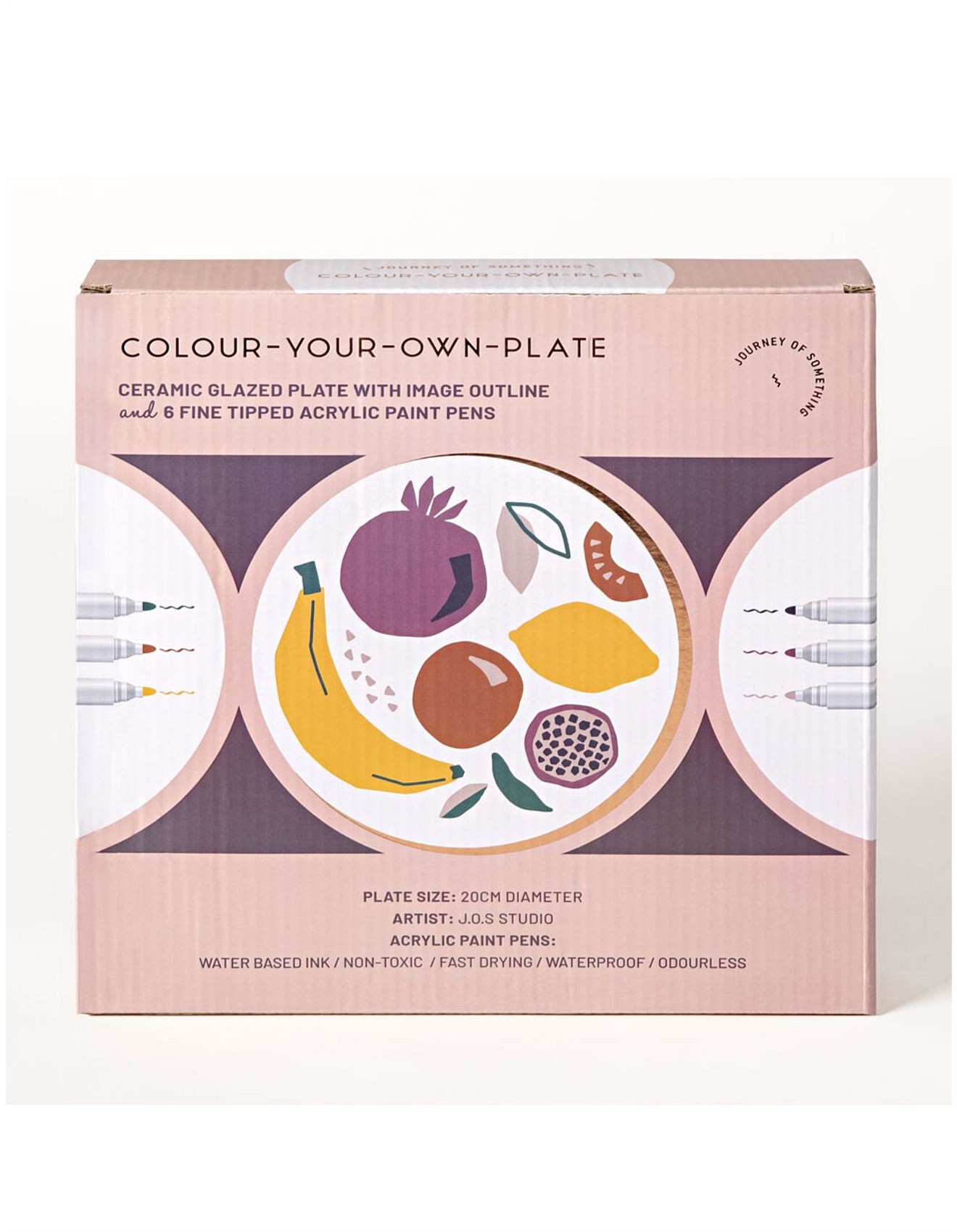 Journey Of Something Paint Your Own Plate Kit | David Jones