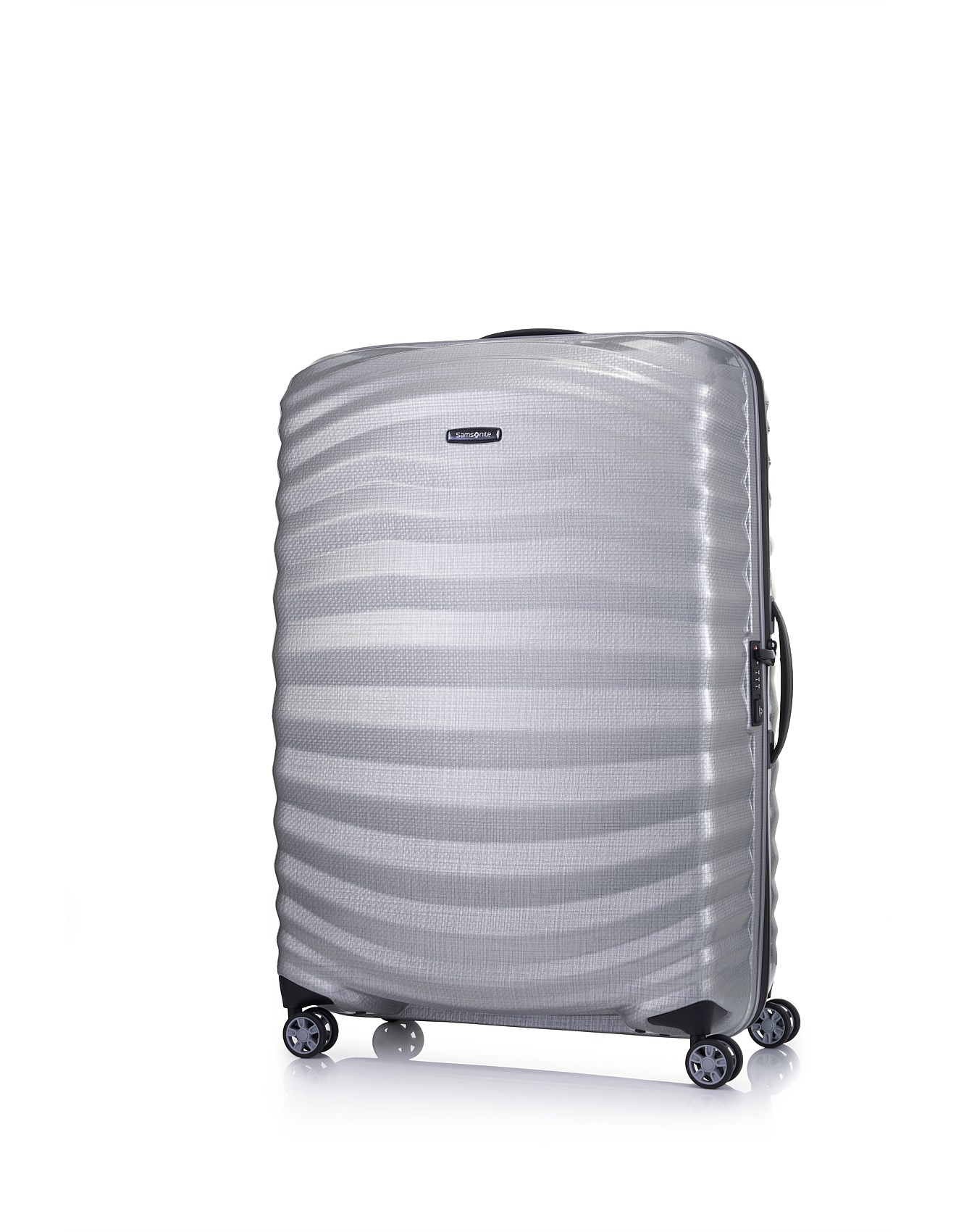 Samsonite Lite-shock Sport Ultra-light Suitcase 81cm Silver | David Jones