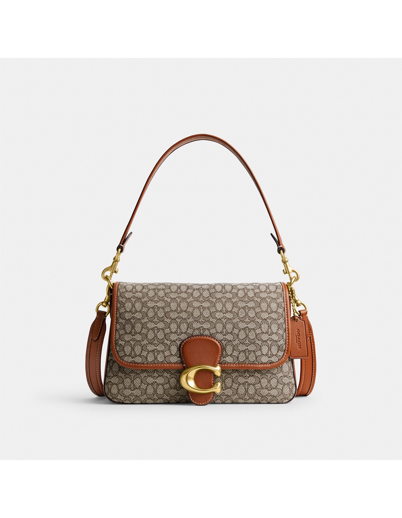 Coach Soft Tabby Shoulder Bag In Micro Signature Jacquard | David Jones