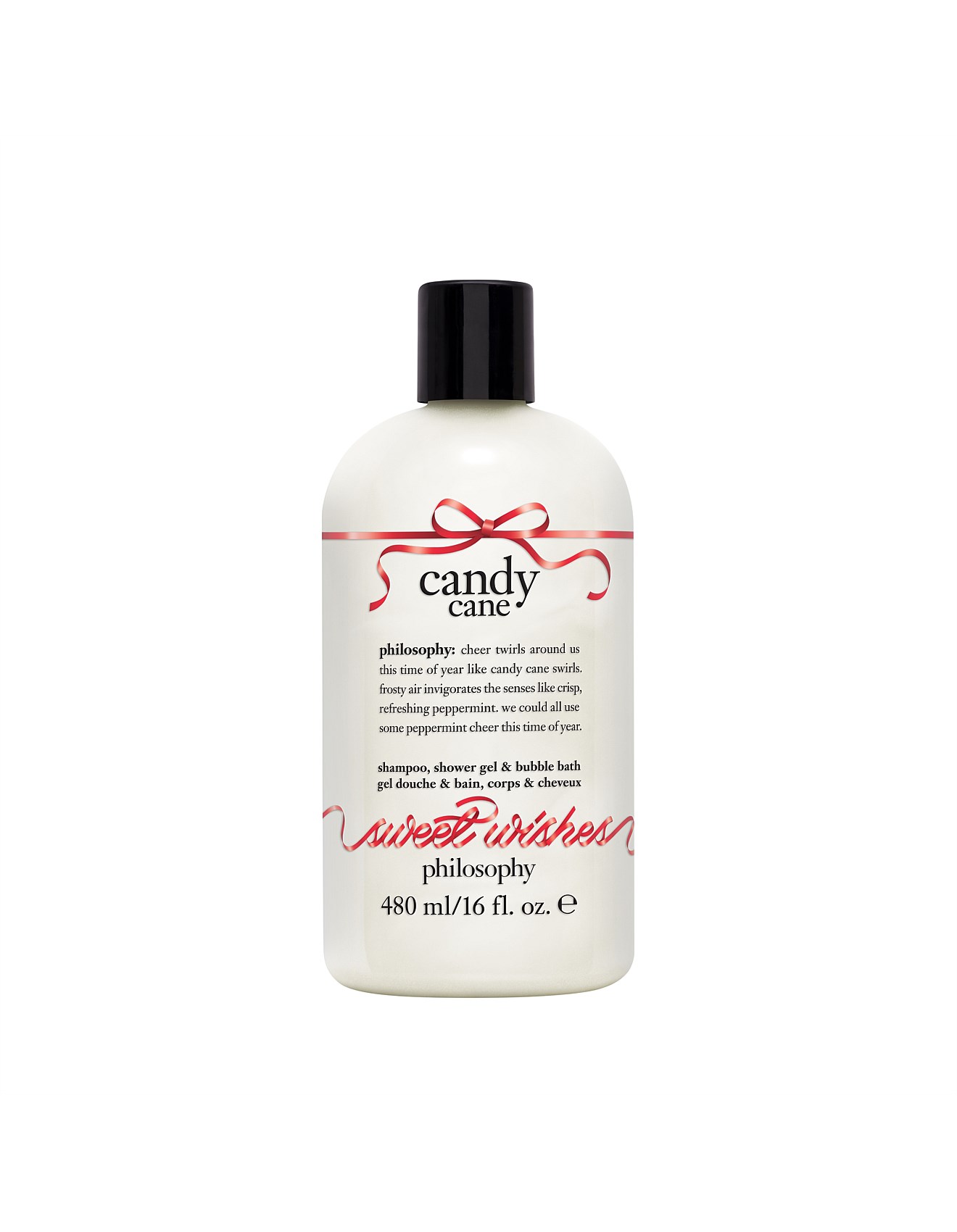 Philosophy Candy Cane Shampoo, Bath & Shower Gel 480ml | David Jones