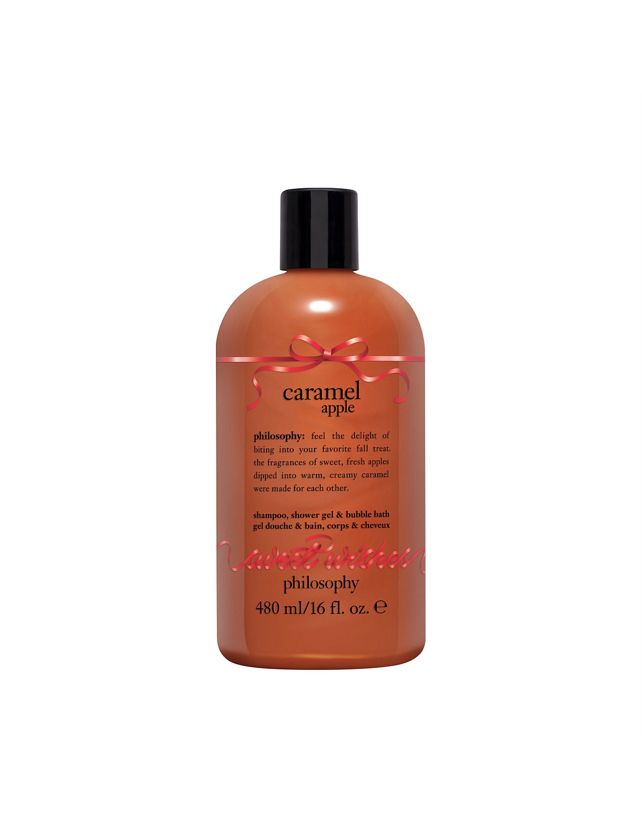 Philosophy Caramel Apple Shampoo, Bath & Shower Gel 480ml | David Jones