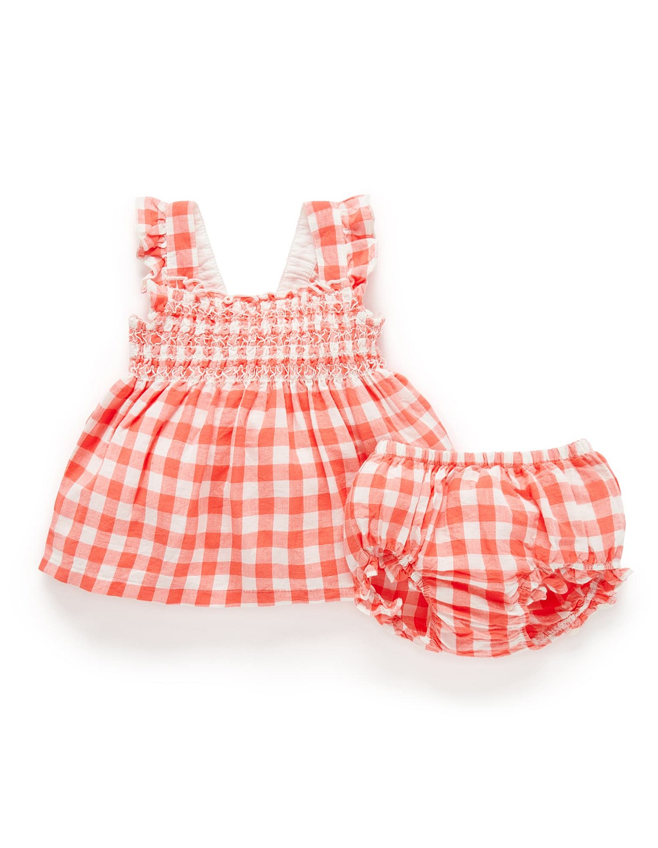 Purebaby Gingham Set | David Jones