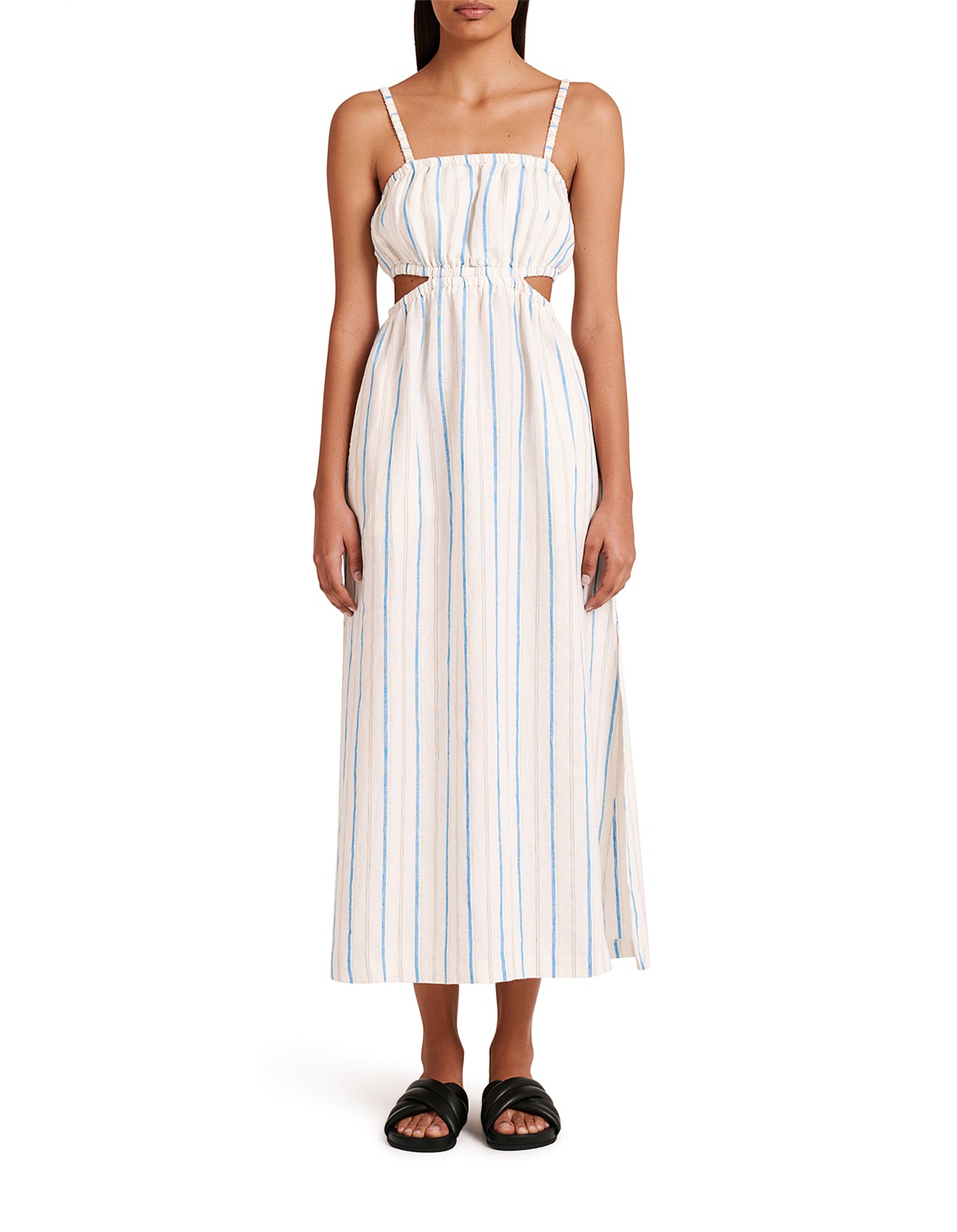 Nude Lucy Yin Linen Maxi Dress | David Jones