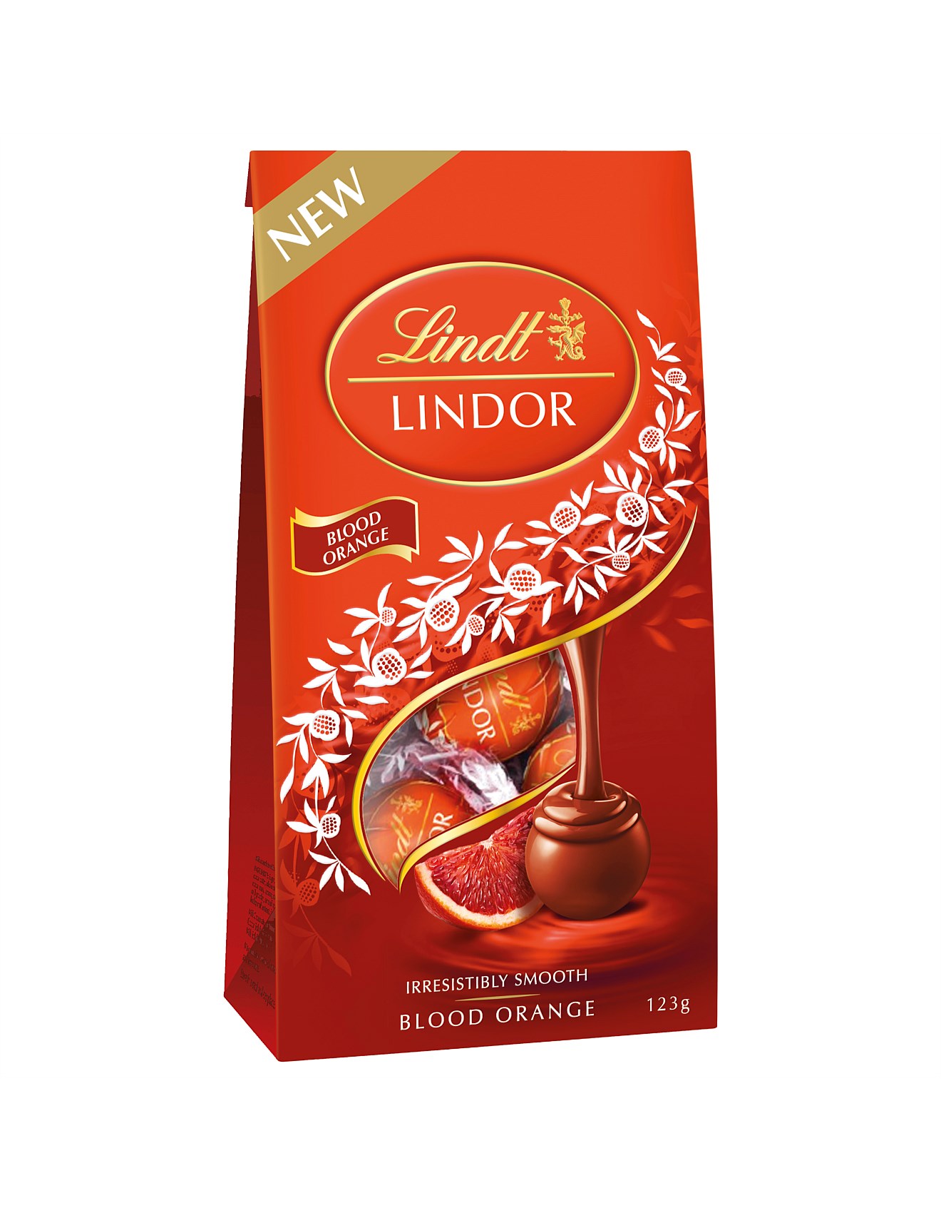Lindt Blood Orange Bag 123g | David Jones