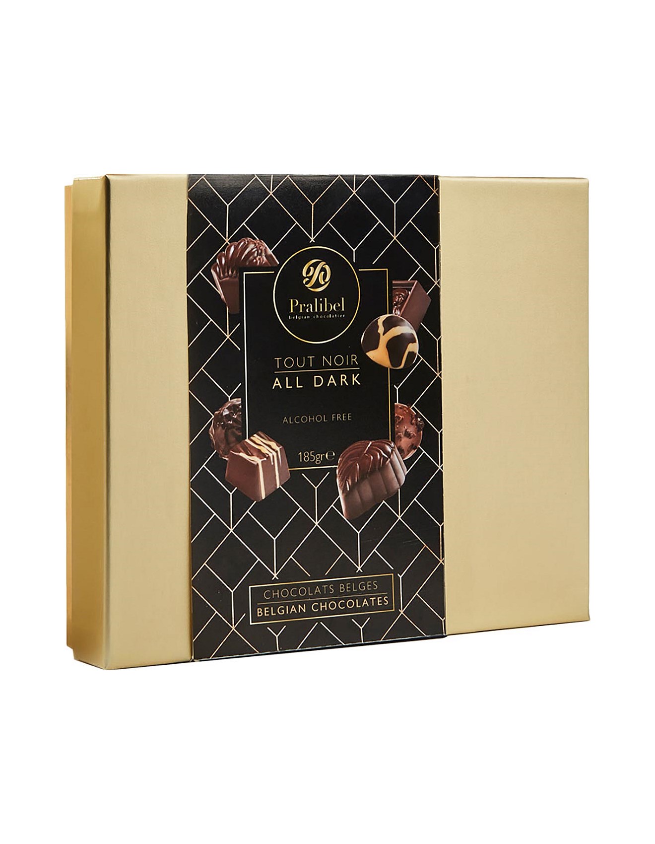 Pralibel Pralines Dark Assortment Deluxe Giftbox 185g | David Jones