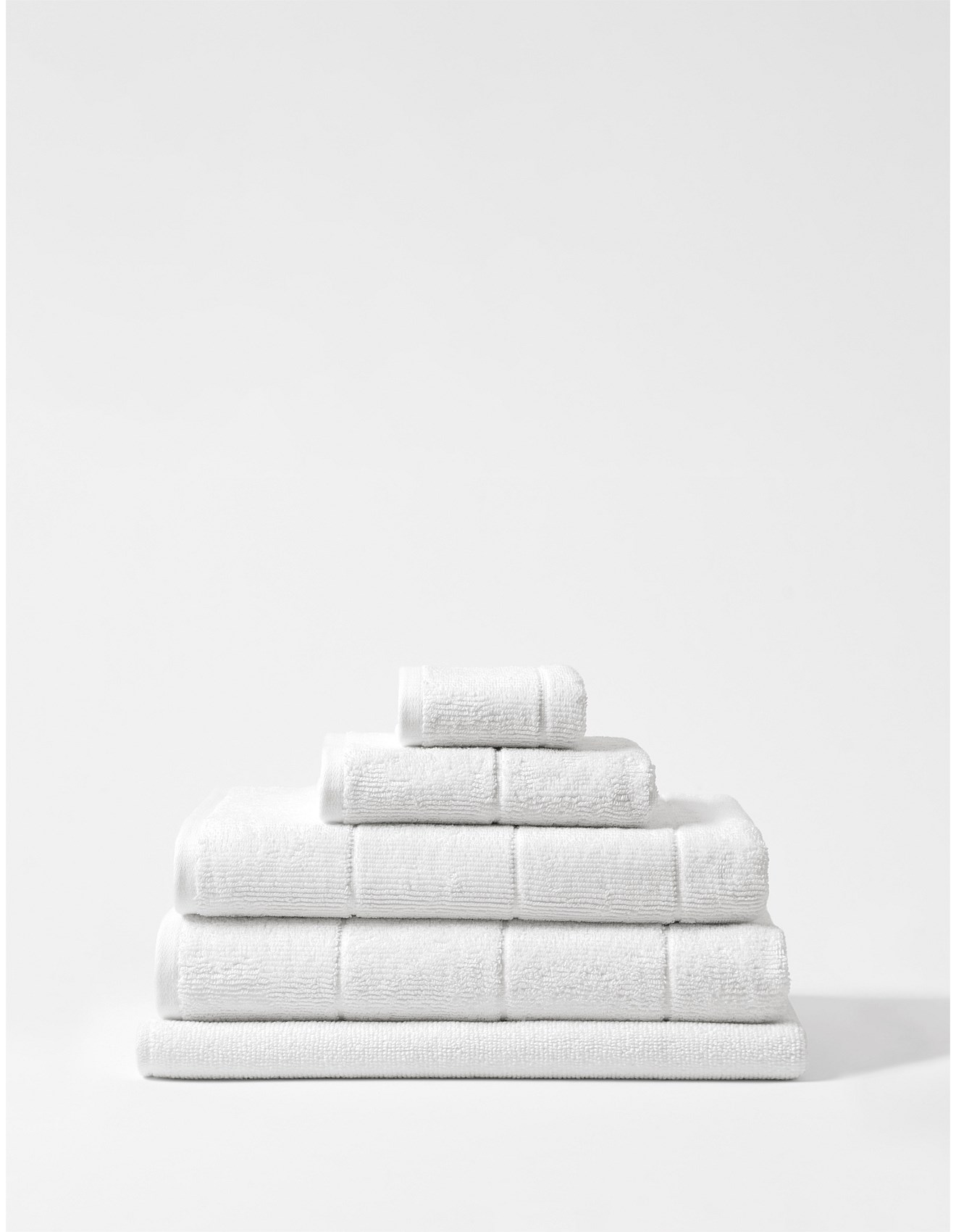 Cotton House Tasman Face Washer White | David Jones