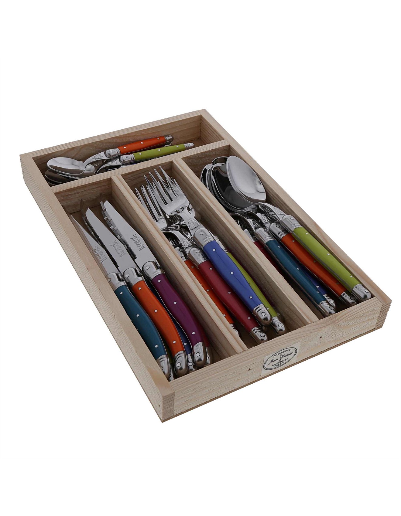 Laguiole By Jean Dubost Maison 24pc Cutlery Set Iridescence | David Jones