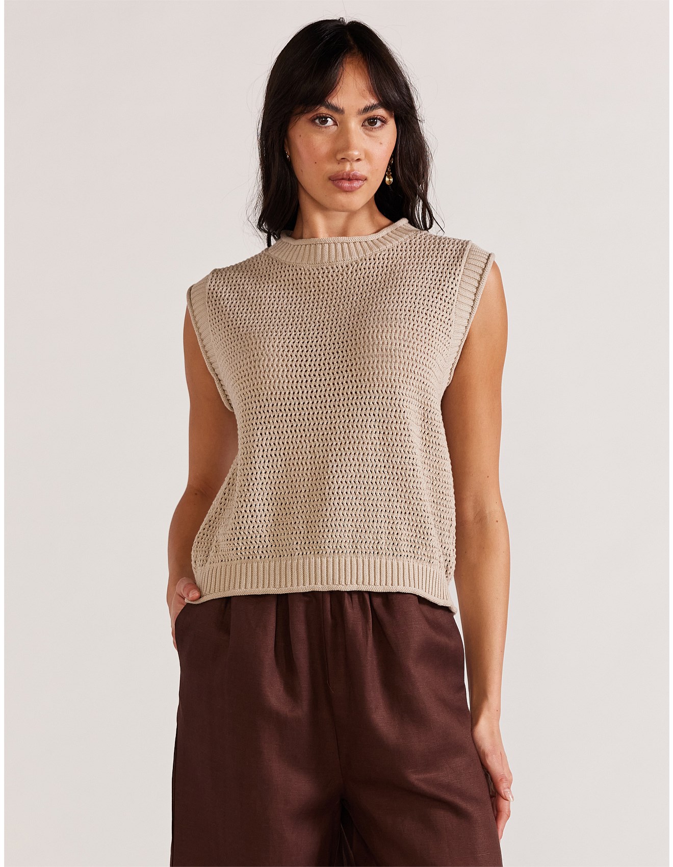 Staple the Label Hydra Knit Tank | David Jones