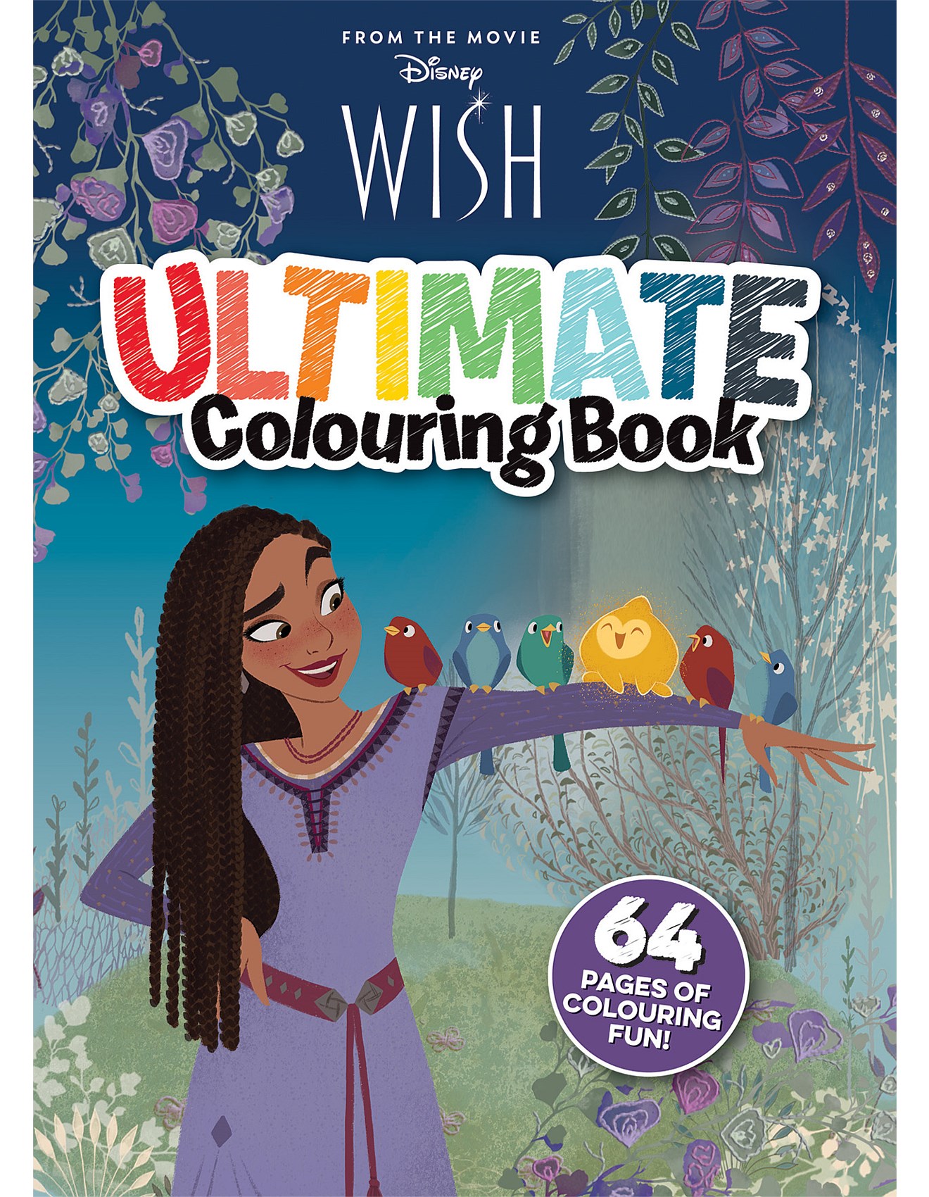 Scholastic Wish Ultimate Colouring Book Disney | David Jones