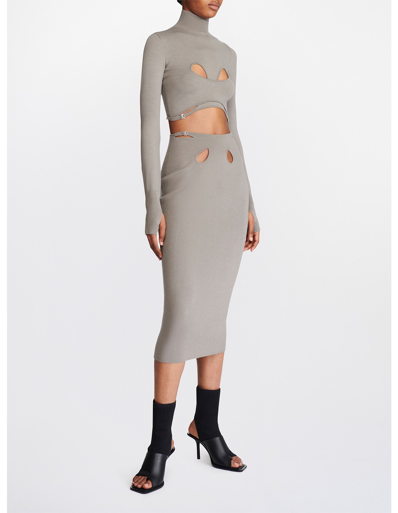 Dion Lee Mobius Loop Ls Top | David Jones