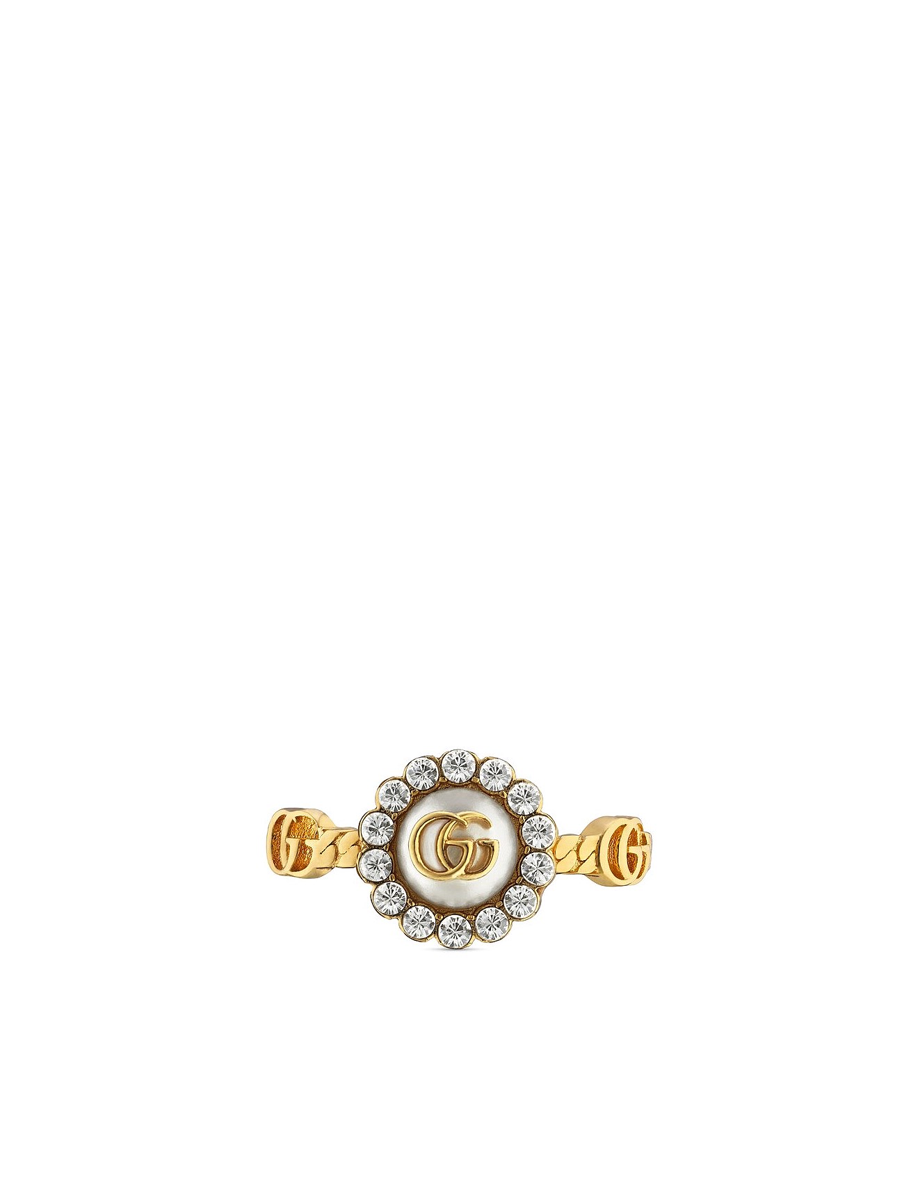 Gucci Gg Marmont Double G Flower Ring | David Jones