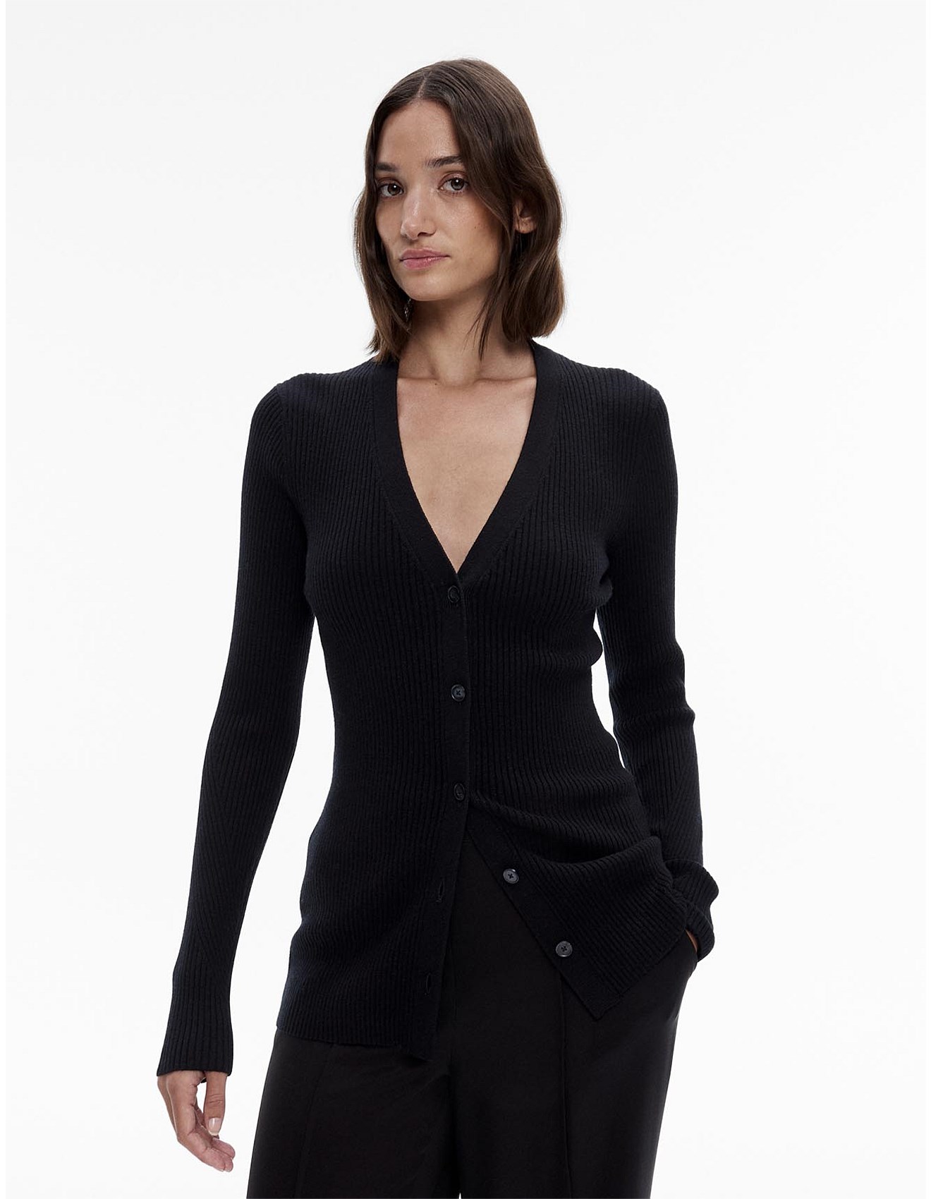 Witchery Wool Blend Knit Cardigan | David Jones