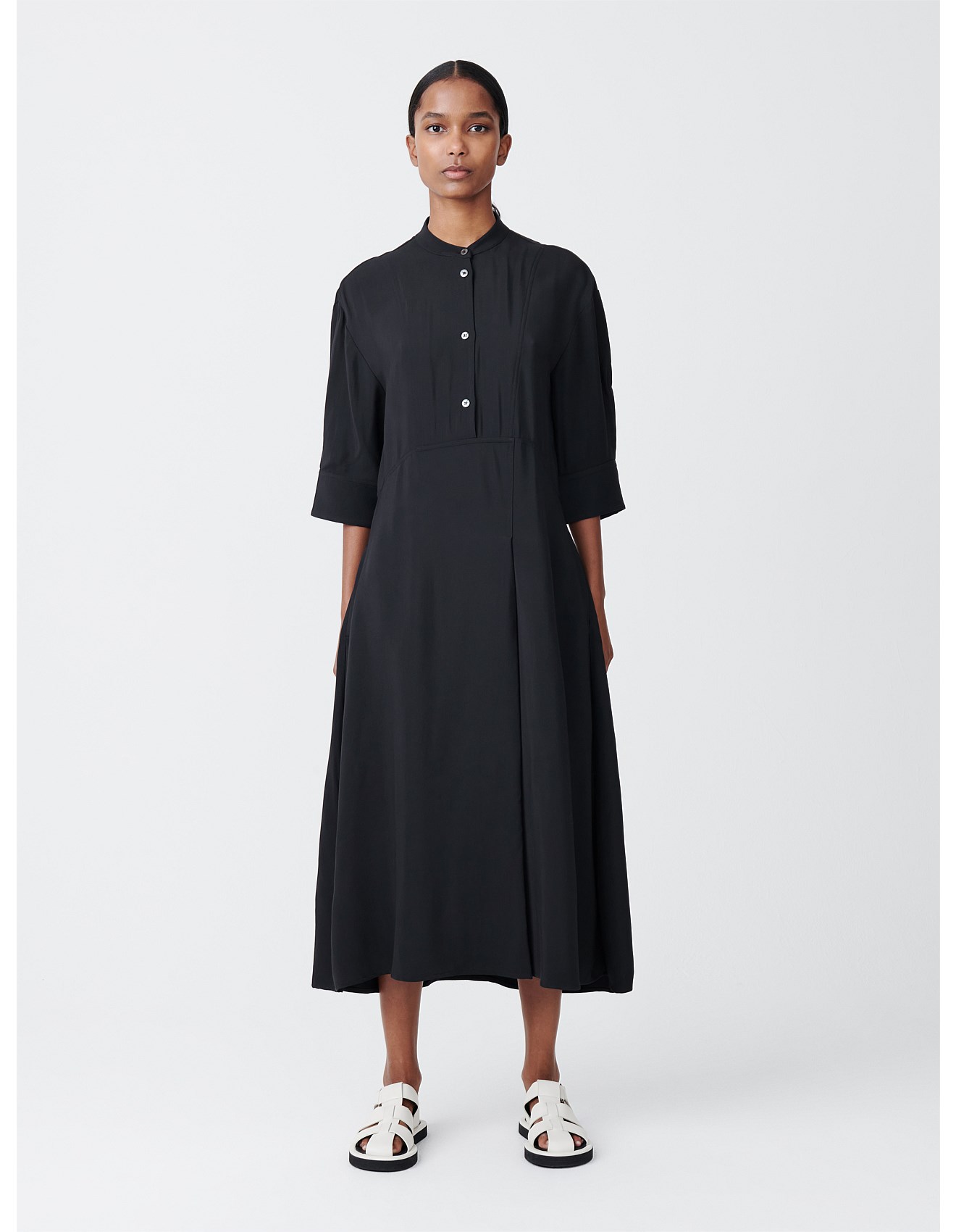 Studio Nicholson Half Placket Shirt Dress | David Jones