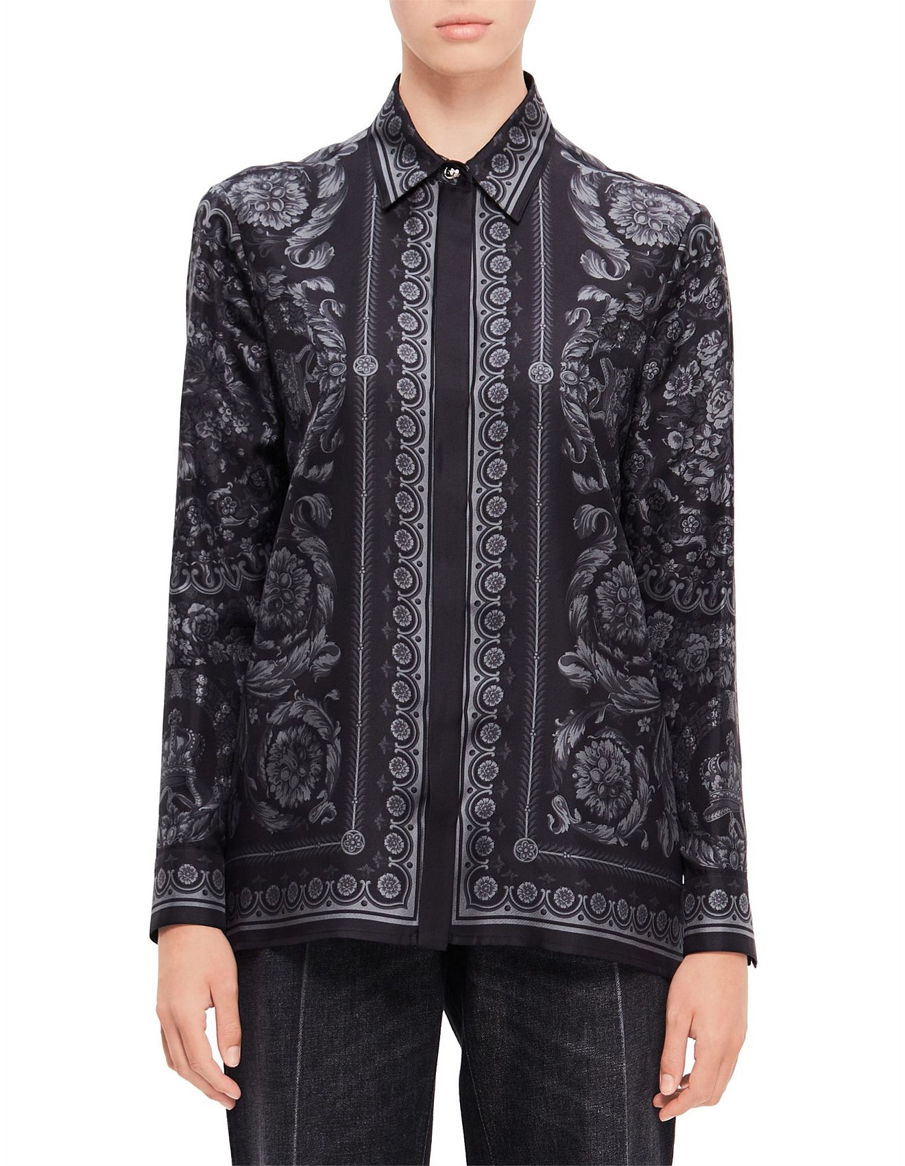 Versace Barocco Silk Shirt | David Jones