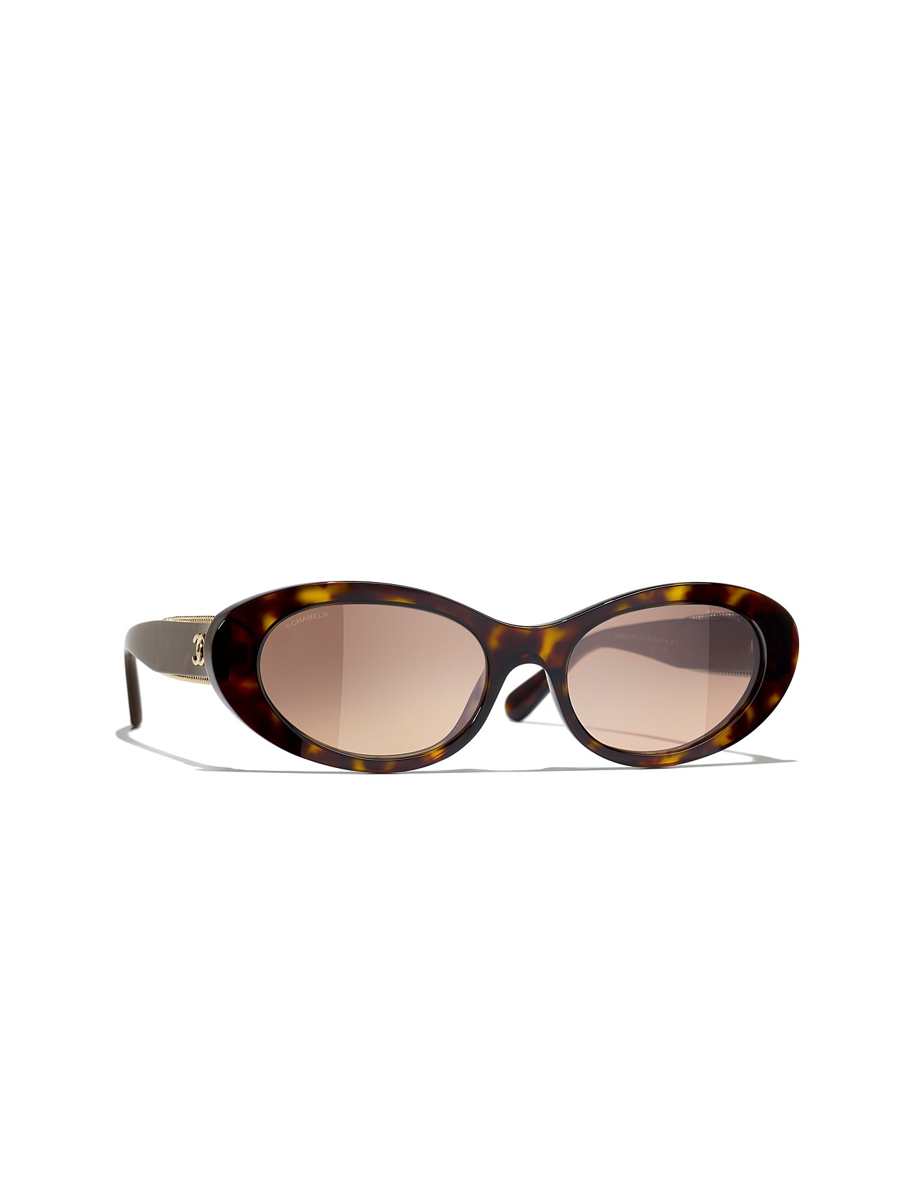 Chanel Cat Eye Havana Brown Sunglasses Alternative Fit | David Jones