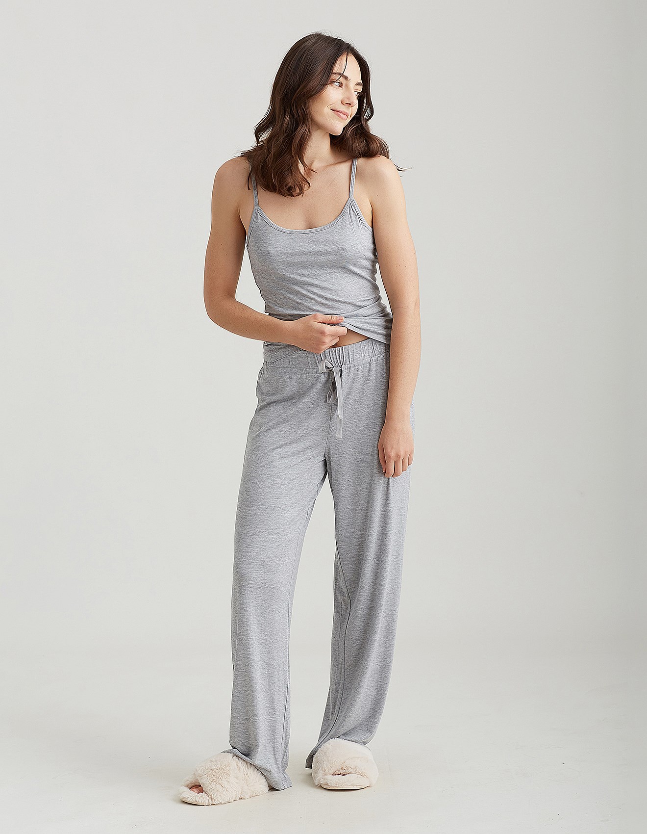 Papinelle Kate Modal Soft Shelf Bra Cami and Pant | David Jones