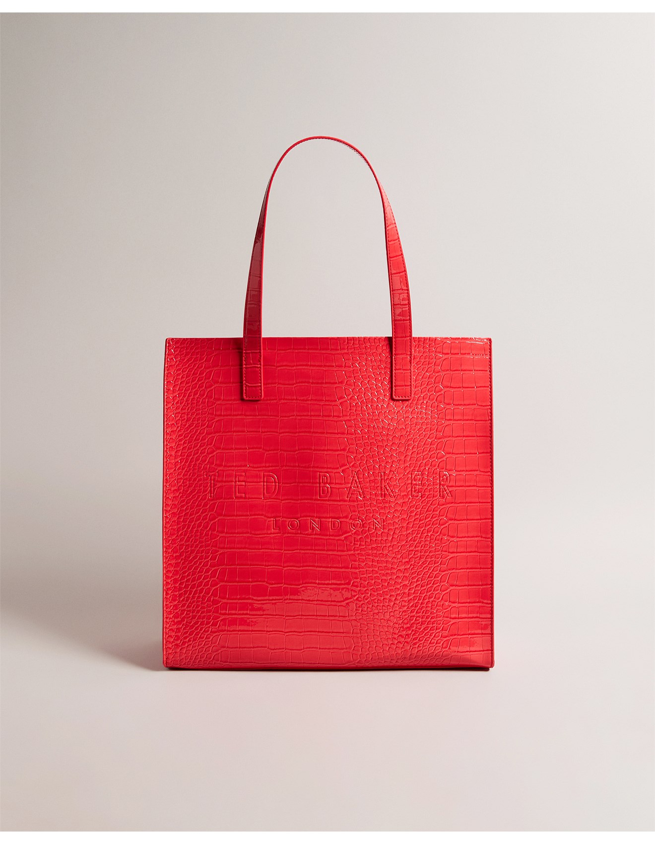 Ted Baker Croccon Imitation Croc Large Icon Bag | David Jones