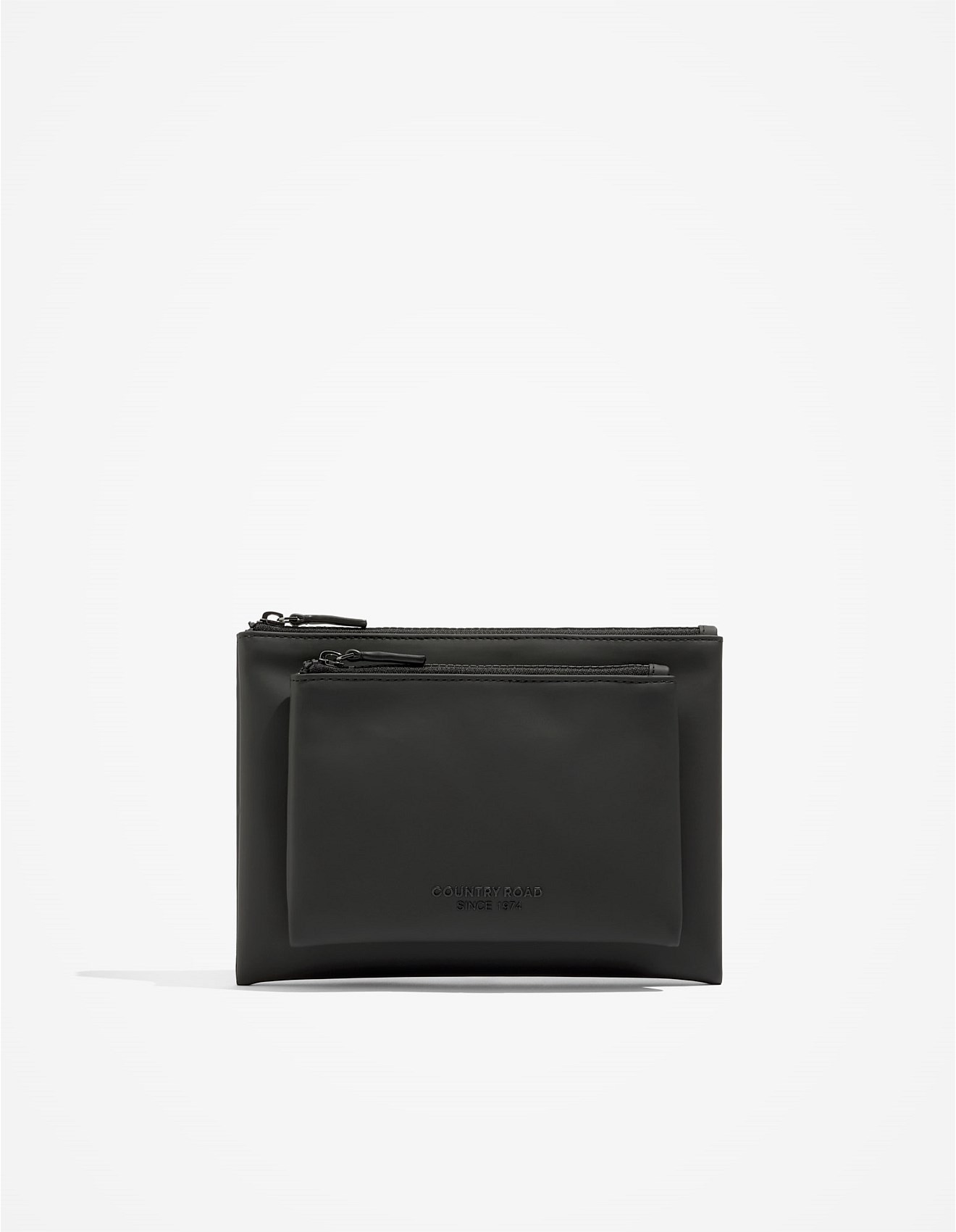 Country Road Double Zip Pouch | David Jones