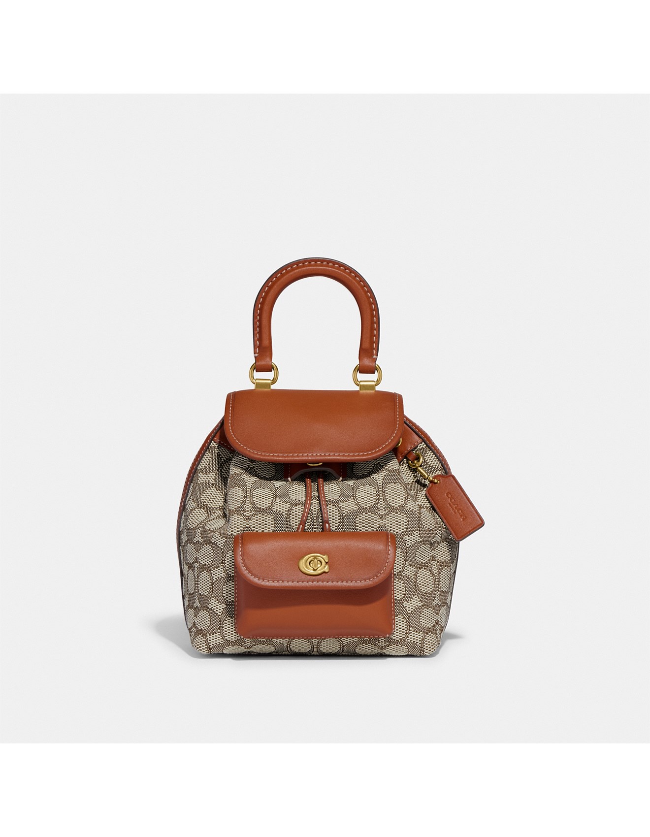 Coach Riya Backpack 21 In Signature Textile Jacquard | David Jones