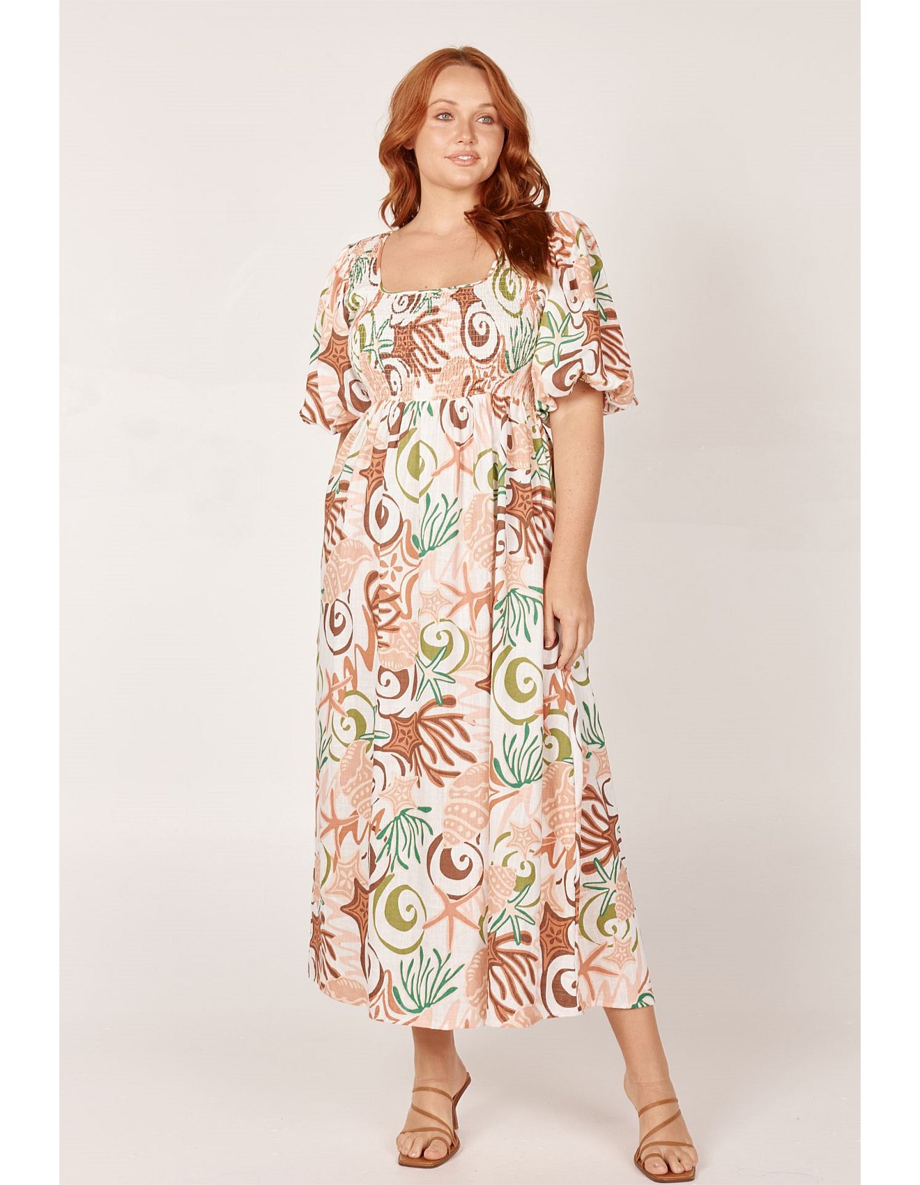 Girl and the Sun Ana Midi Dress | David Jones