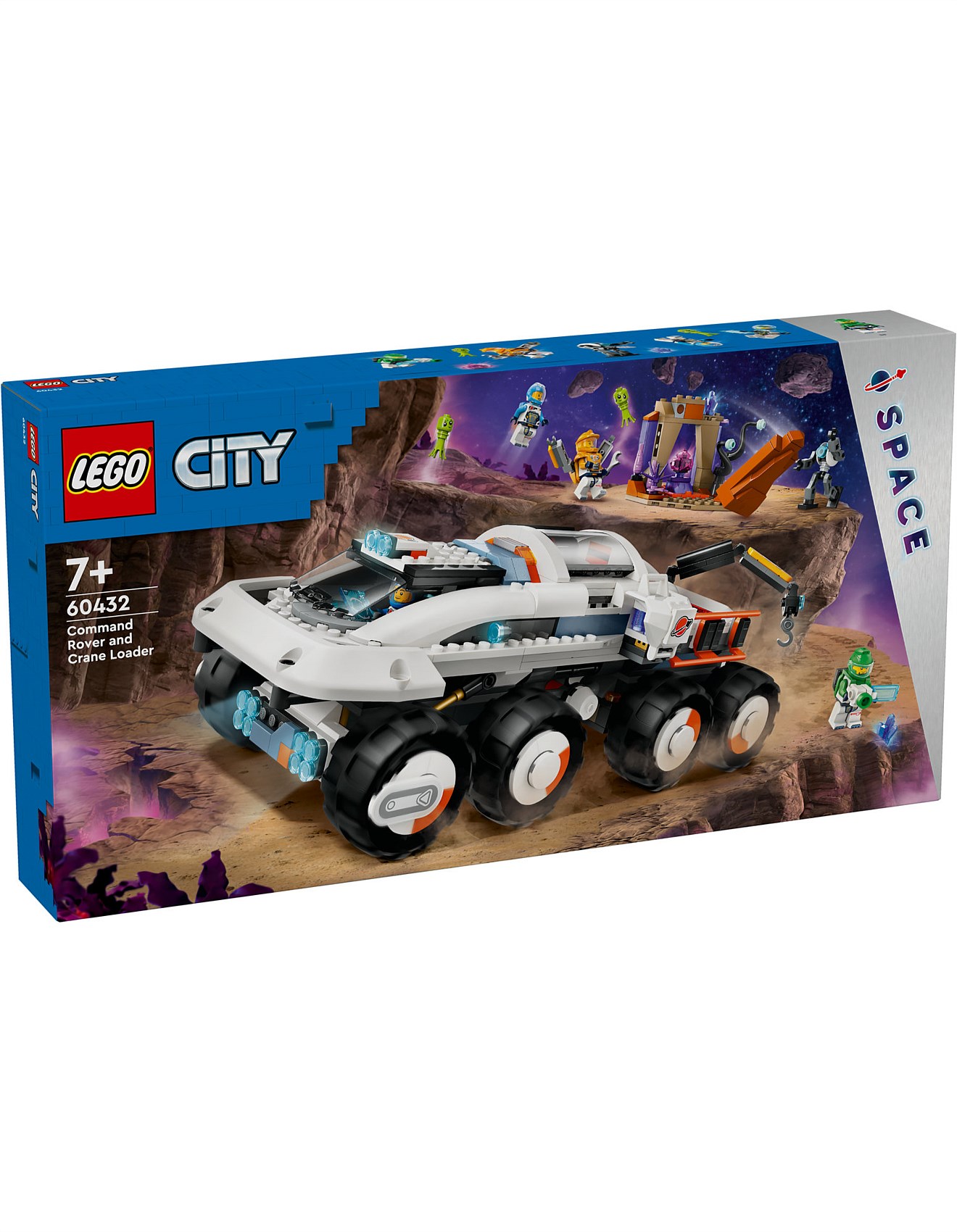 Lego Lego® City Command Rover and Crane Loader 60432 | David Jones