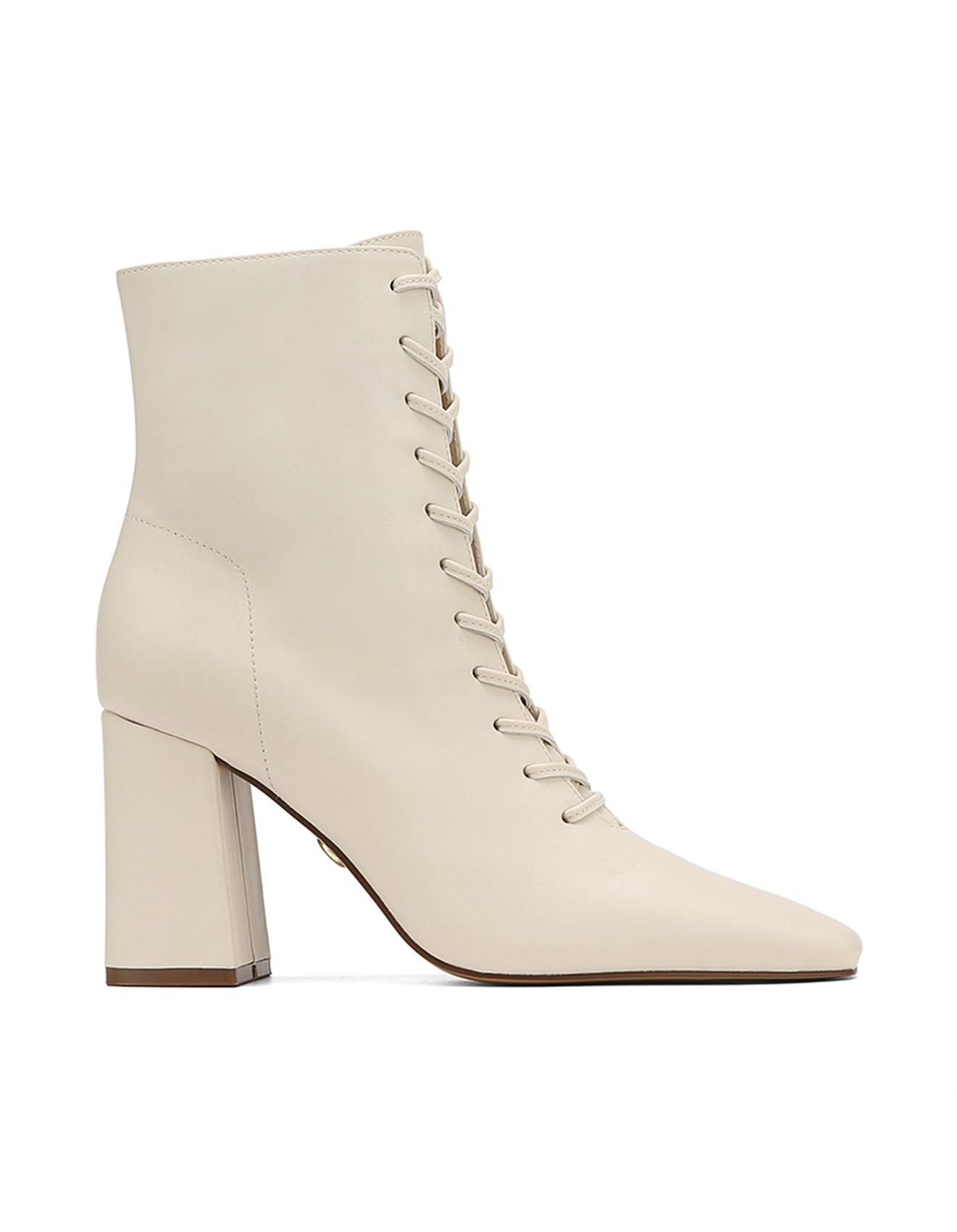 Wittner Hazel Vintage Ivory Leather Ankle Boot | David Jones