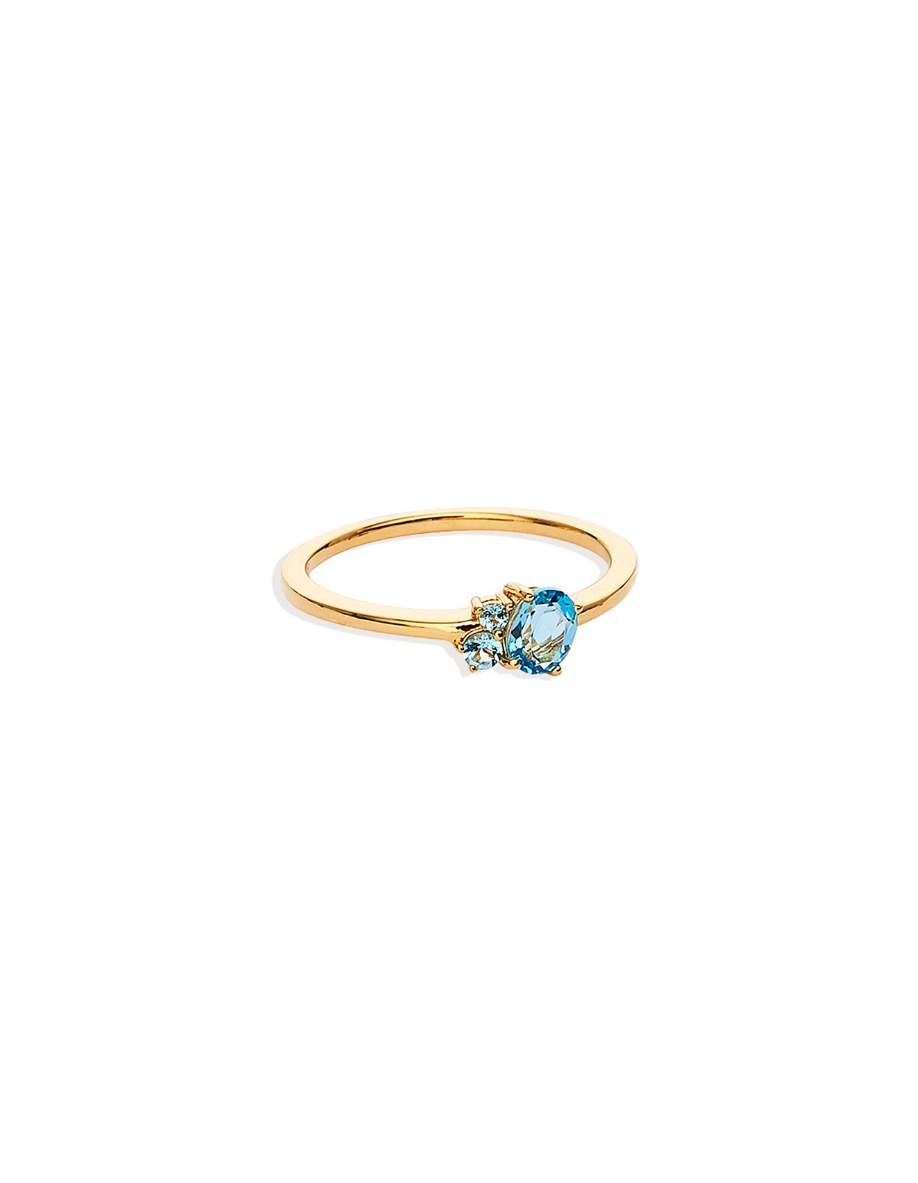 By Charlotte Kindred Birthstone Ring March | David Jones