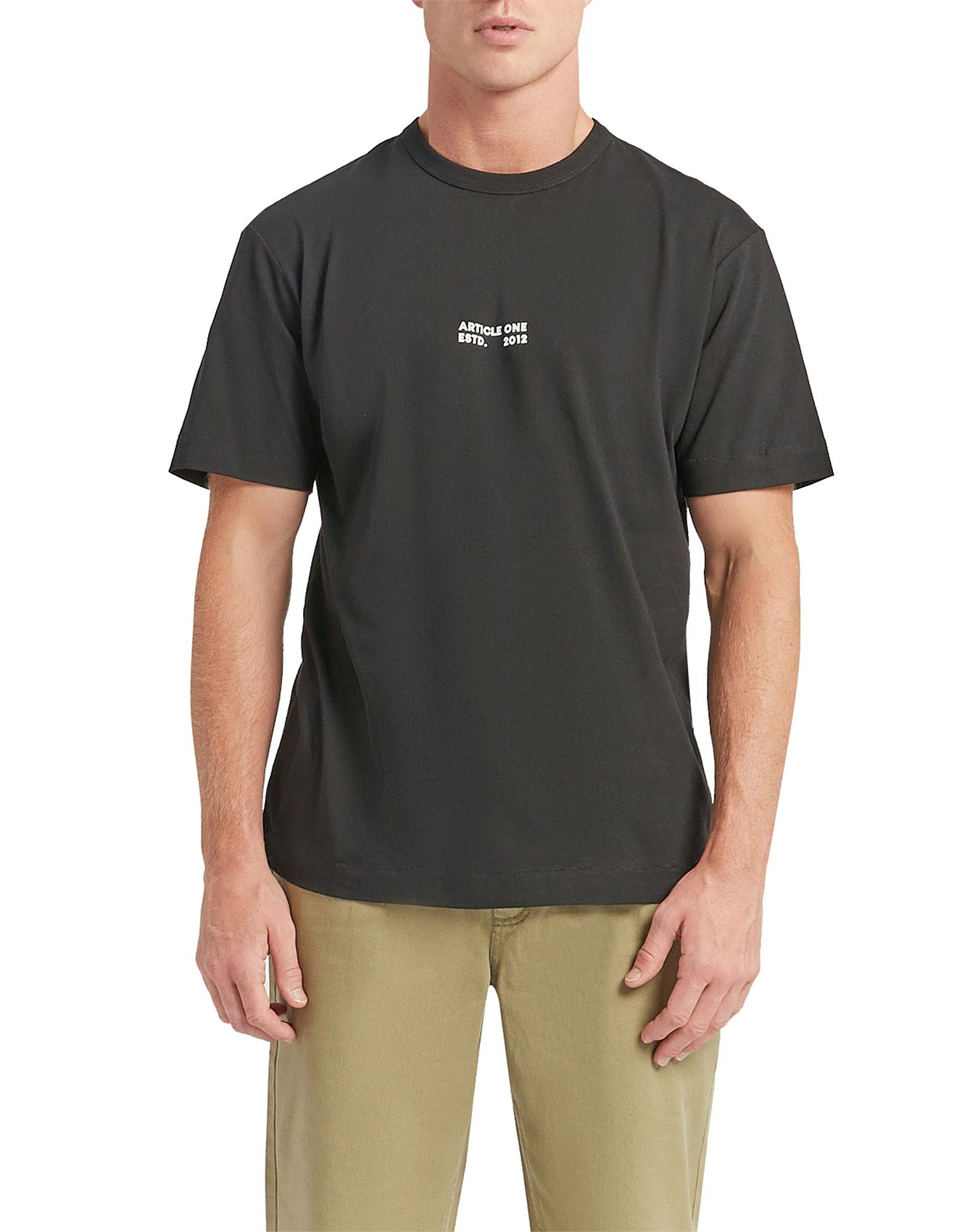 Article One Estd Logo Tee | David Jones