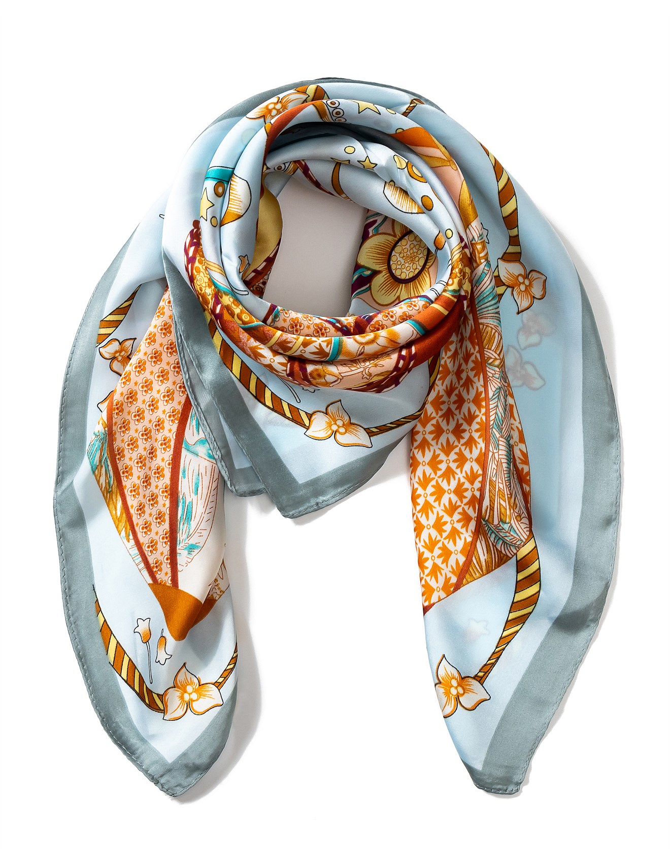 Gregory Ladner Hot Air Balloon Print Kerchief | David Jones