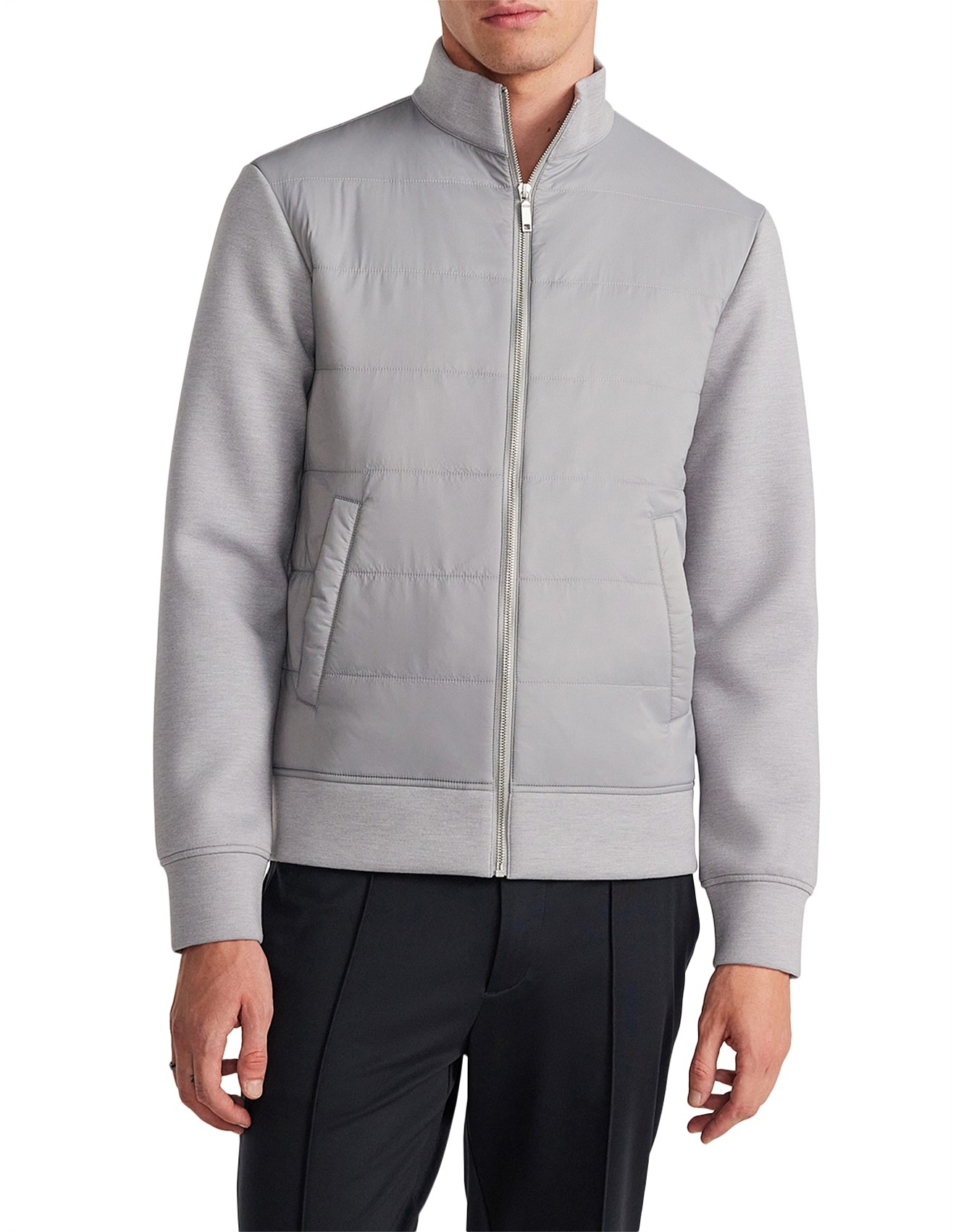 Calibre Quilted Neoprene Jacket | David Jones