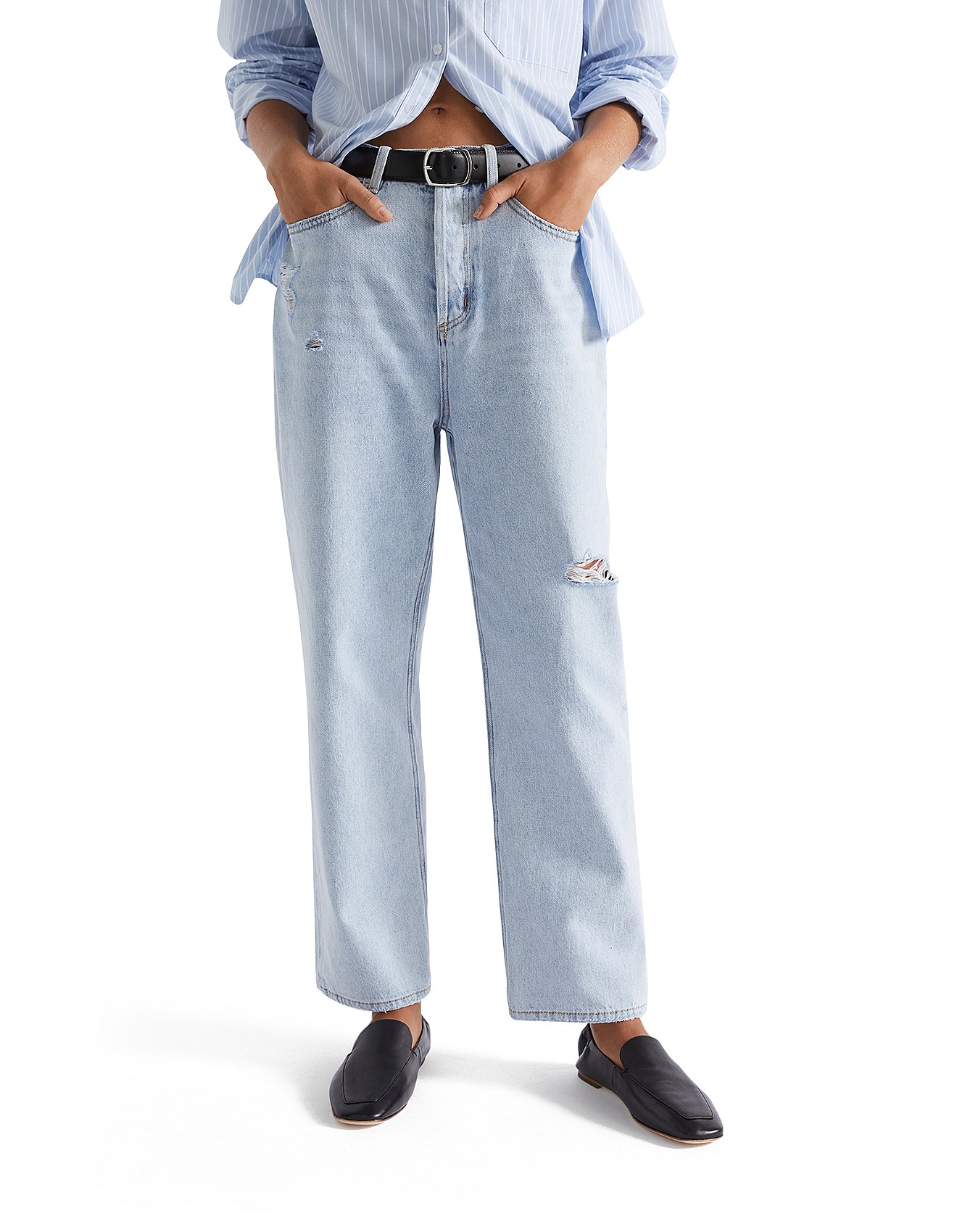 Seed Heritage Core Cotton Boyfriend Jean | David Jones