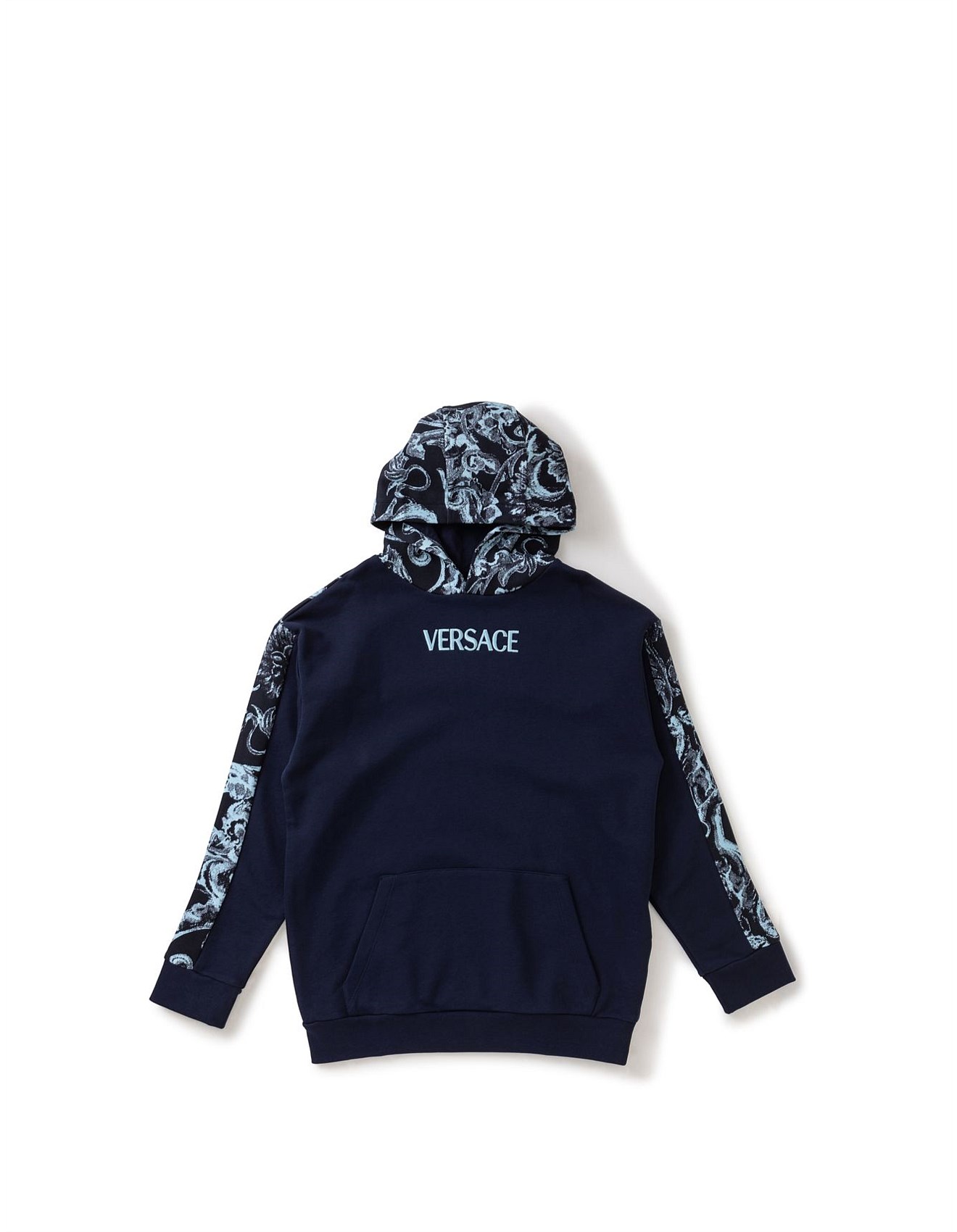 Versace Sweatshirt Fleece + Barocco Stencil Kids + Logo Emb | David Jones