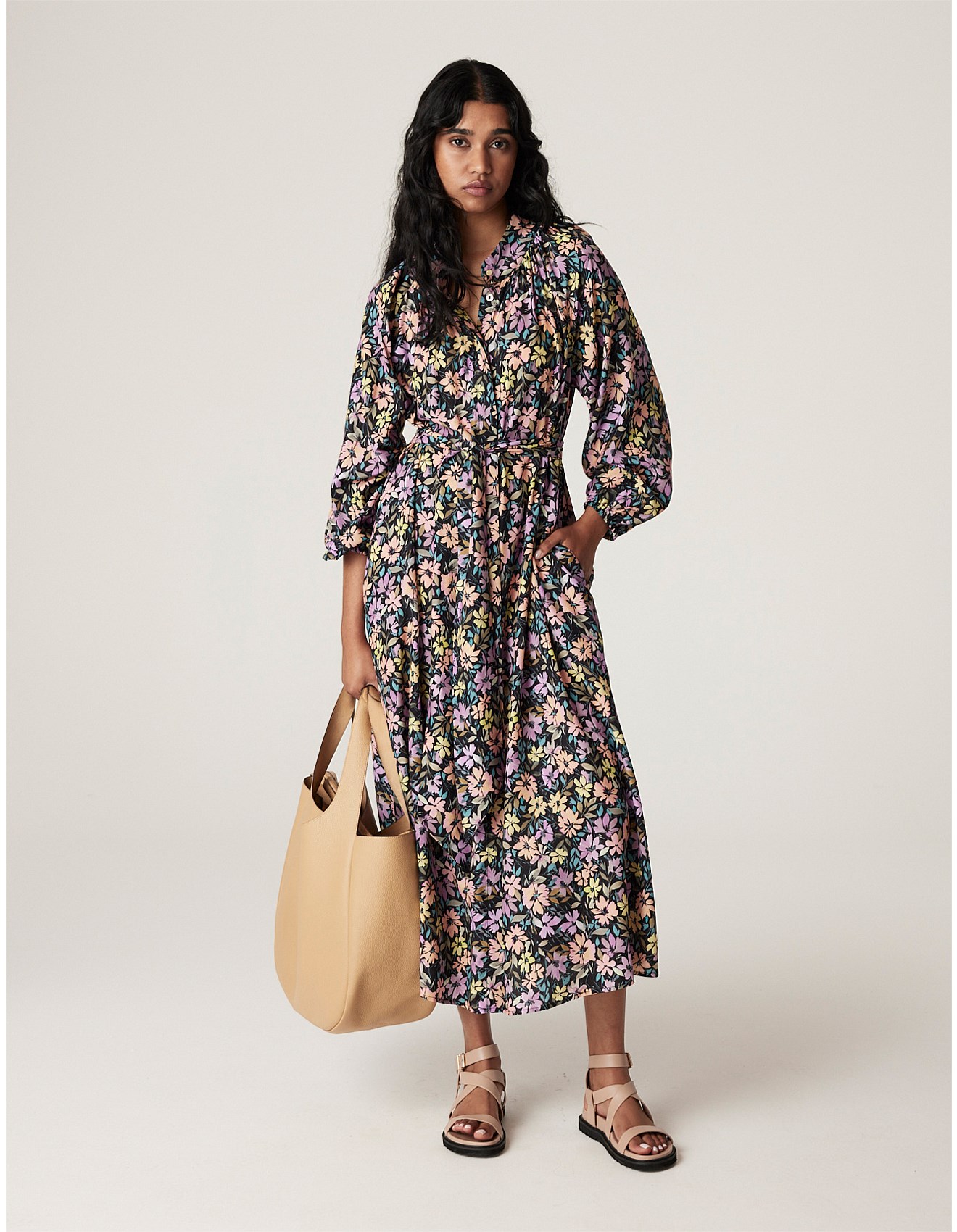 Cable Flora Maxi Dress | David Jones