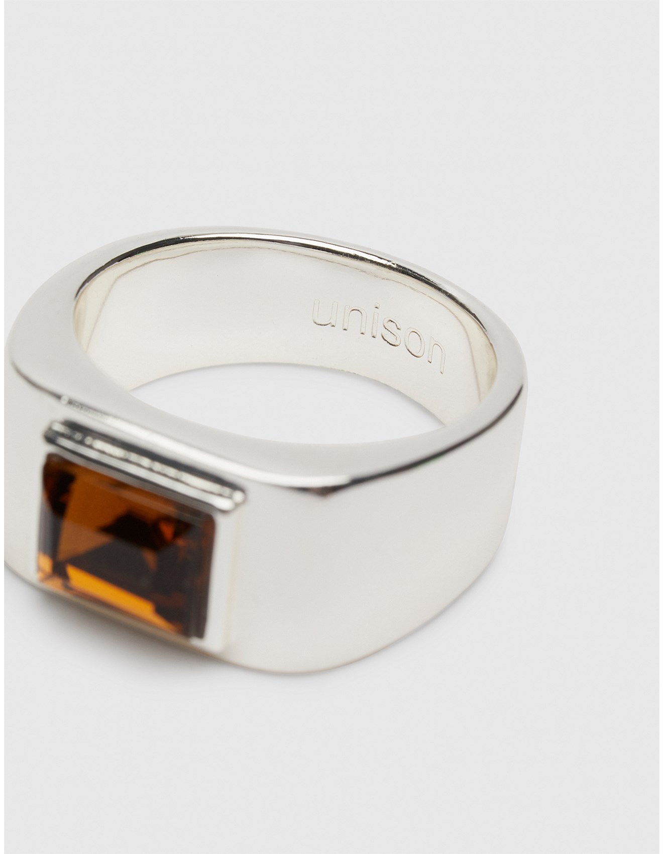 Unison Quartz Signet Ring | David Jones