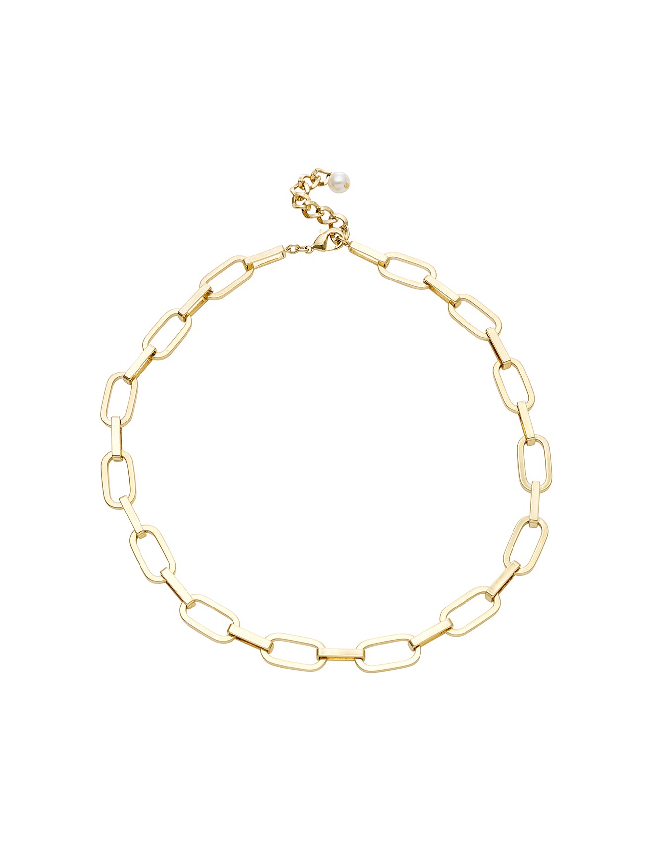 David Lawrence Brick Chain Link Necklace | David Jones