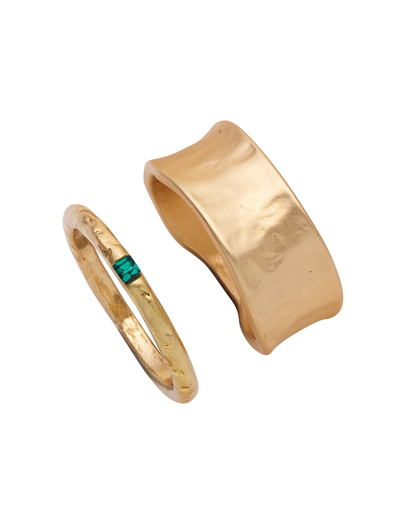 David Lawrence Mixed Ring Stack Set | David Jones