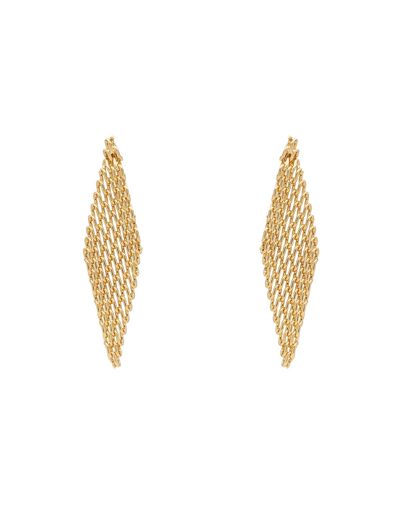David Lawrence Mesh Triangle Earring | David Jones